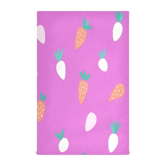 Carrot Seamless Pattern Kitchen Towels Dishcloth Decorative Waffle ...