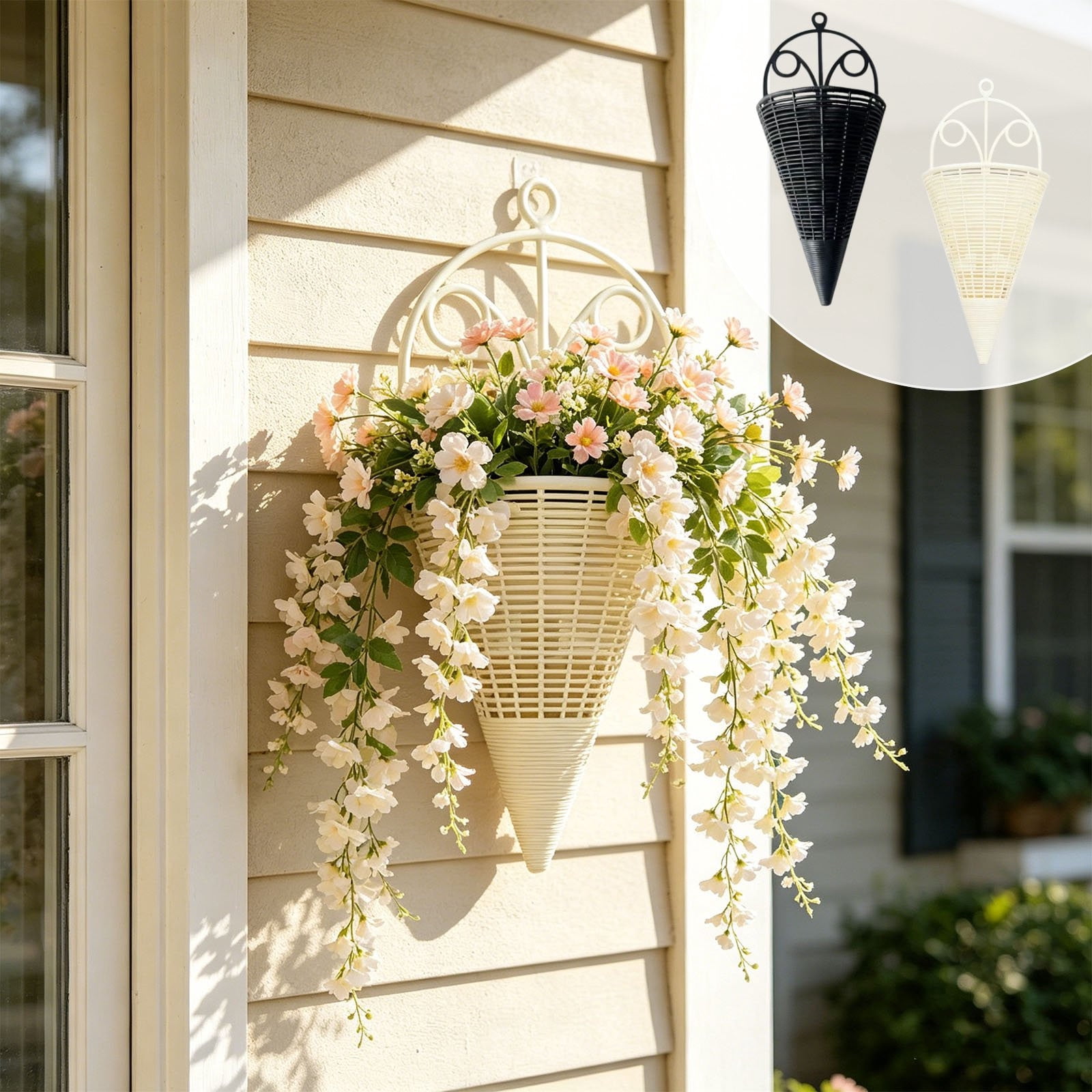 Carrot Shaped Plastic Hanging Flower Pot Basket Pothos Succulents ...