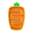 Carrot Shaped Slow Feeder Bowl Non Feeding For Puppies And Cats Reduces ...