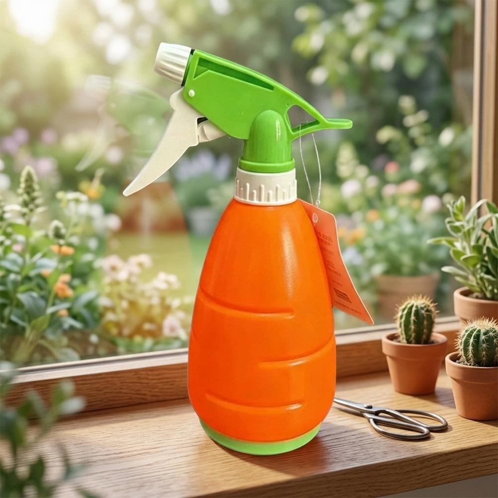 Carrot Shaped Spray Bottle, 450ml Fine Mist Plant Mister with ...