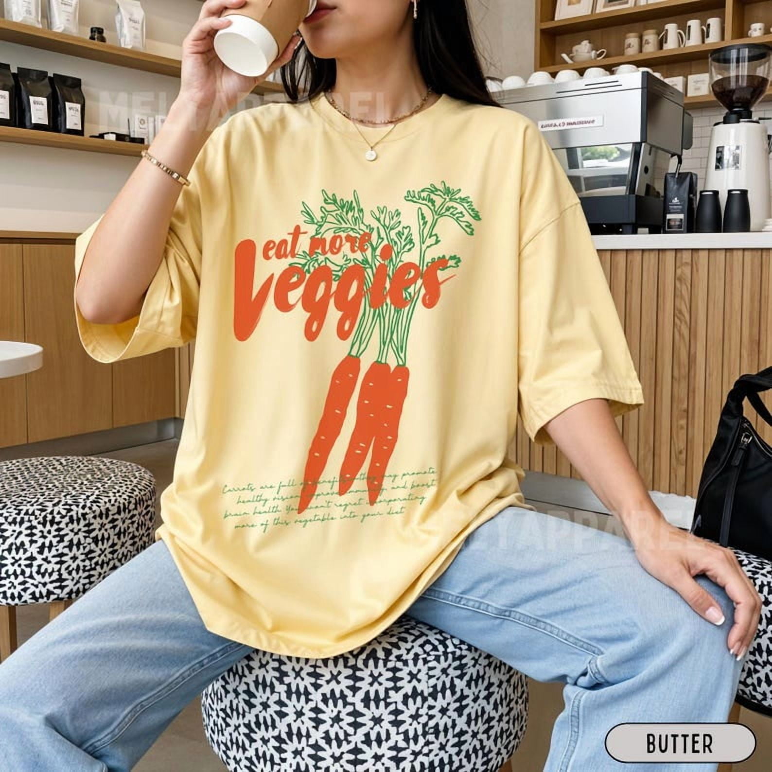 Carrot Shirt Farmers Market Tshirt Vegetable Graphic Tee Gift for Her ...