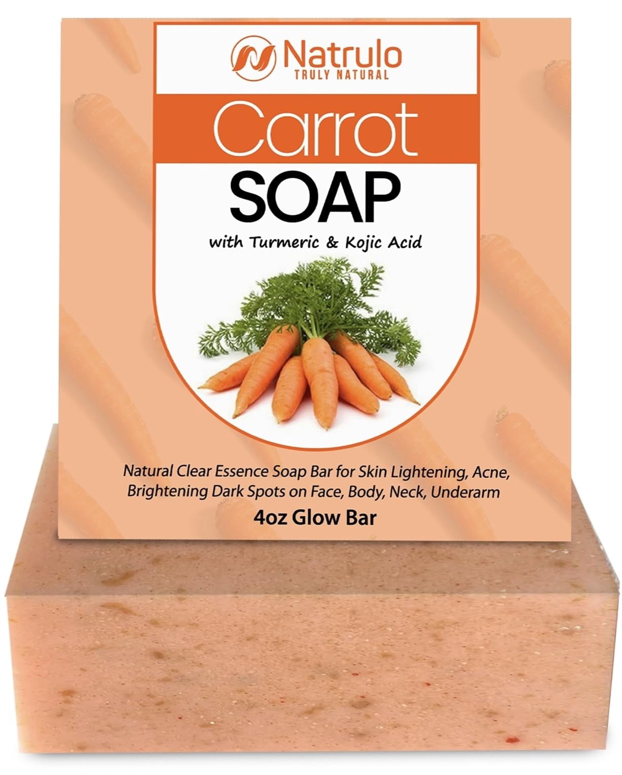 Carrot for Skin CCF19 Brightening - Natural Carrot Bar for Spots on ...