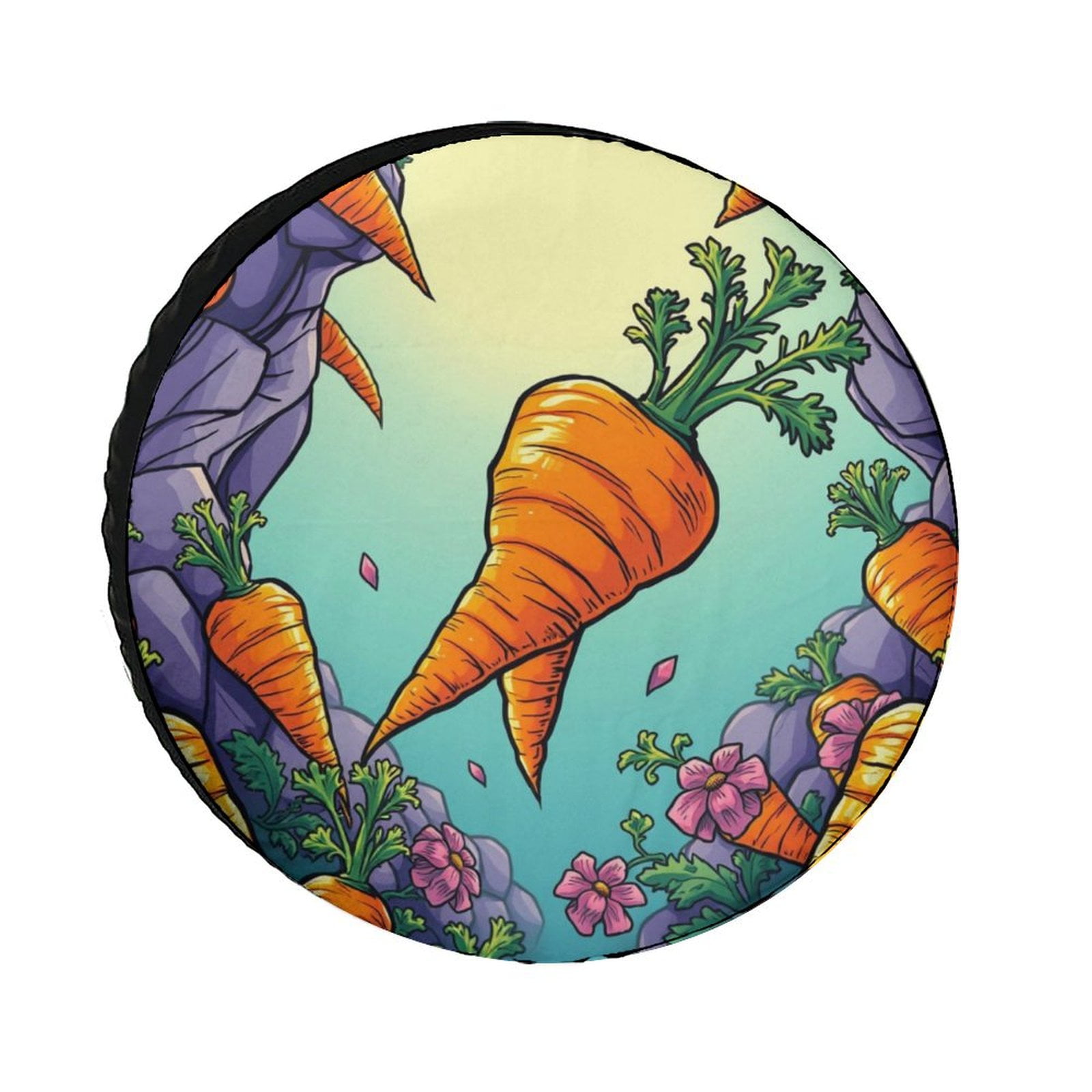 Carrot Spare Tire Cover Weatherproof Wheel Camper Protectors Universal ...