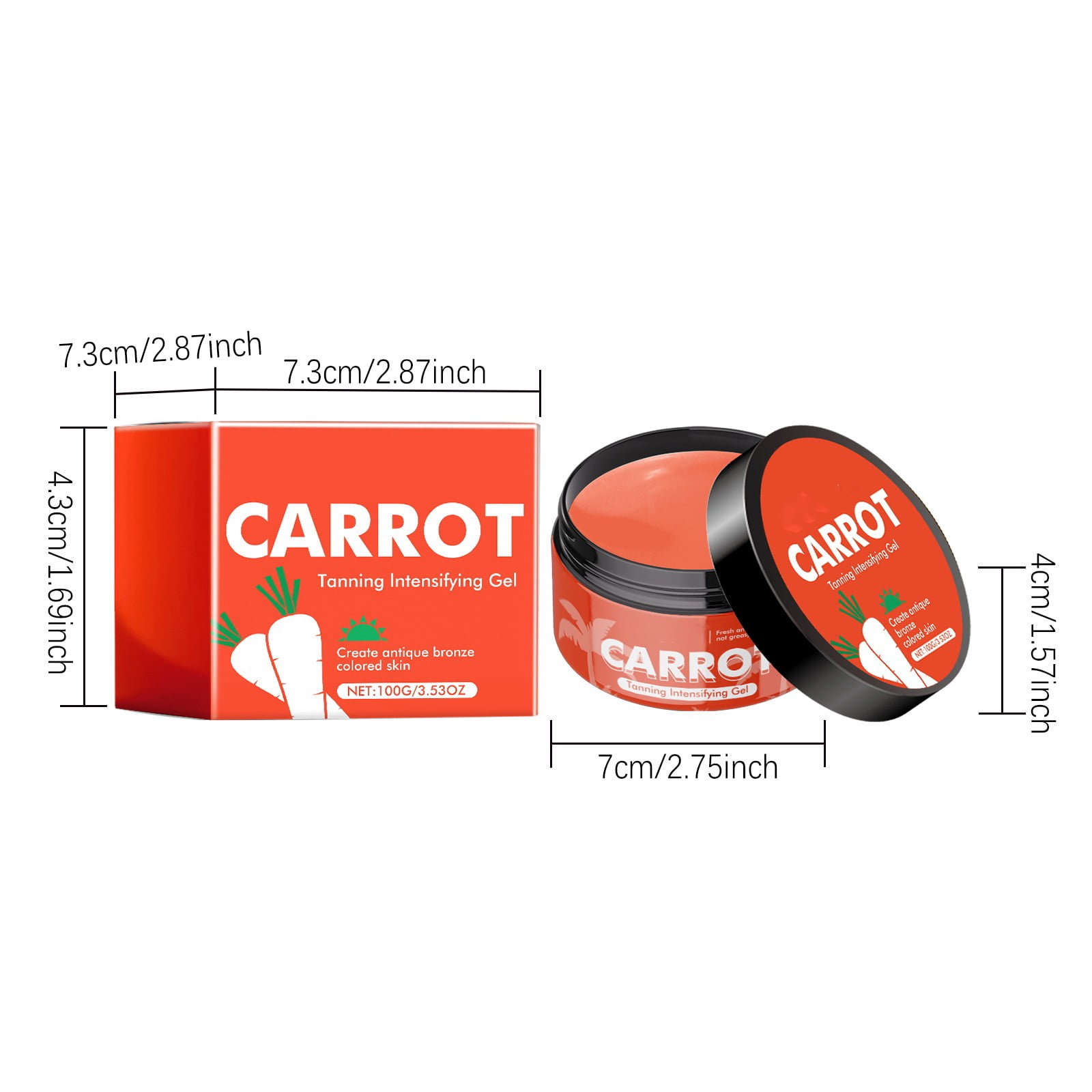 Carrot Tanning Intensifying Gel Carrot Tanning Gel Luxury Intensive ...