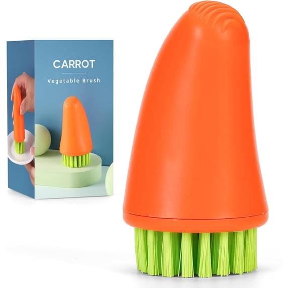 Carrot Vegetable Brush - Premium Vegetable Brush Scrubber for Food ...