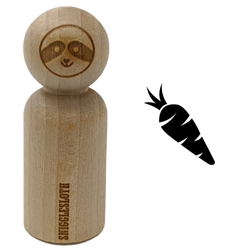 Carrot Vegetable Rubber Stamp for Scrapbooking Crafting Stamping ...