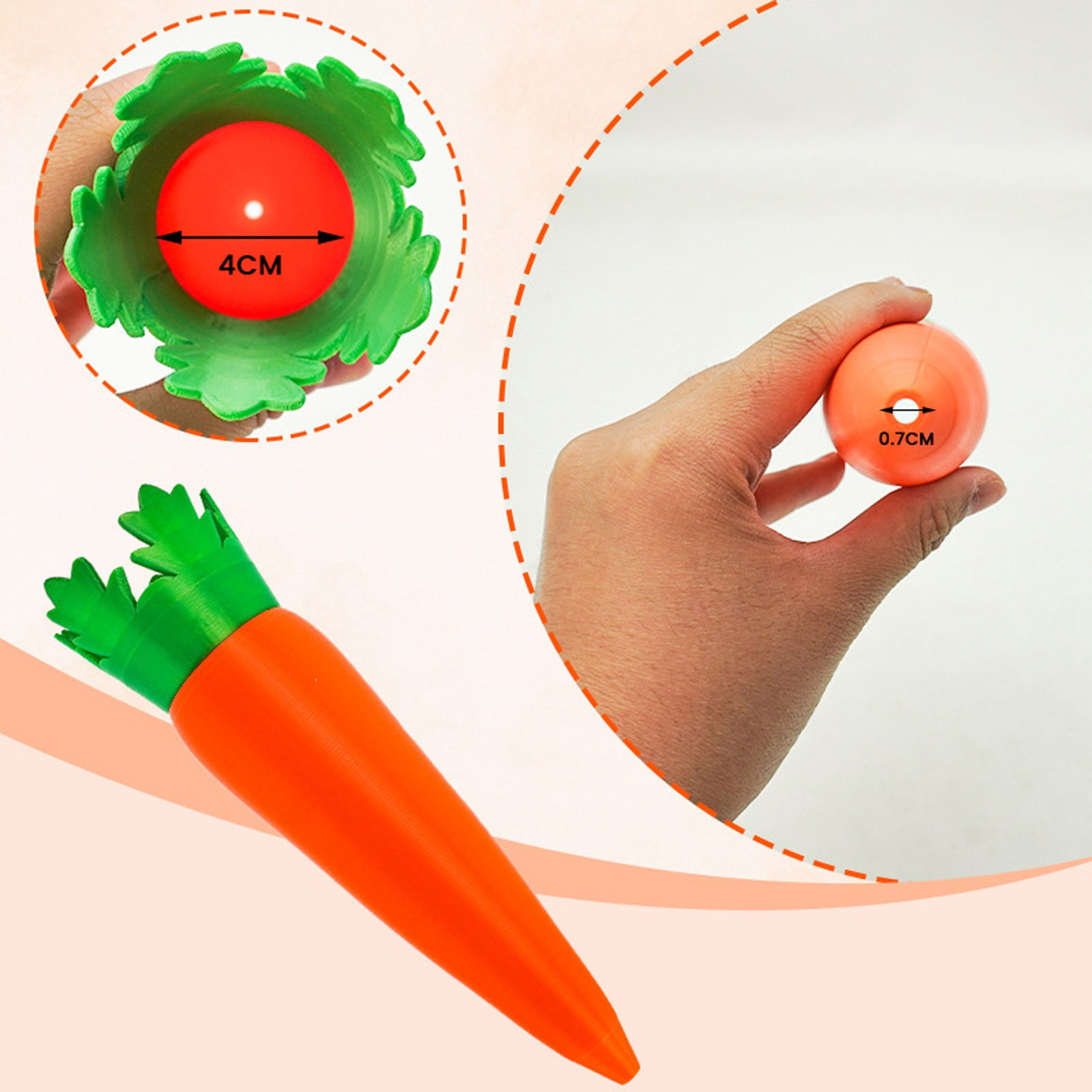 Carrot Waterer Simulation Automatic Garden Watering Device | Bright Orange Plastic | Unique ...