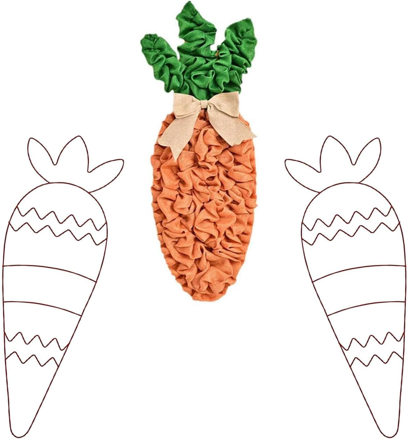 Carrot Wire Wreath Frame, Wire Wreath Frame 14 Inch, Floral Garden ...