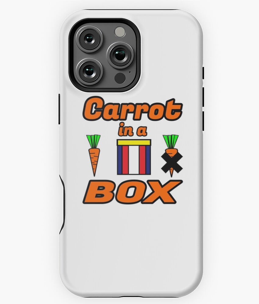 Carrot in a Box Funny Party Game Phone Case for iPhone 16 15 14 13 12 ...