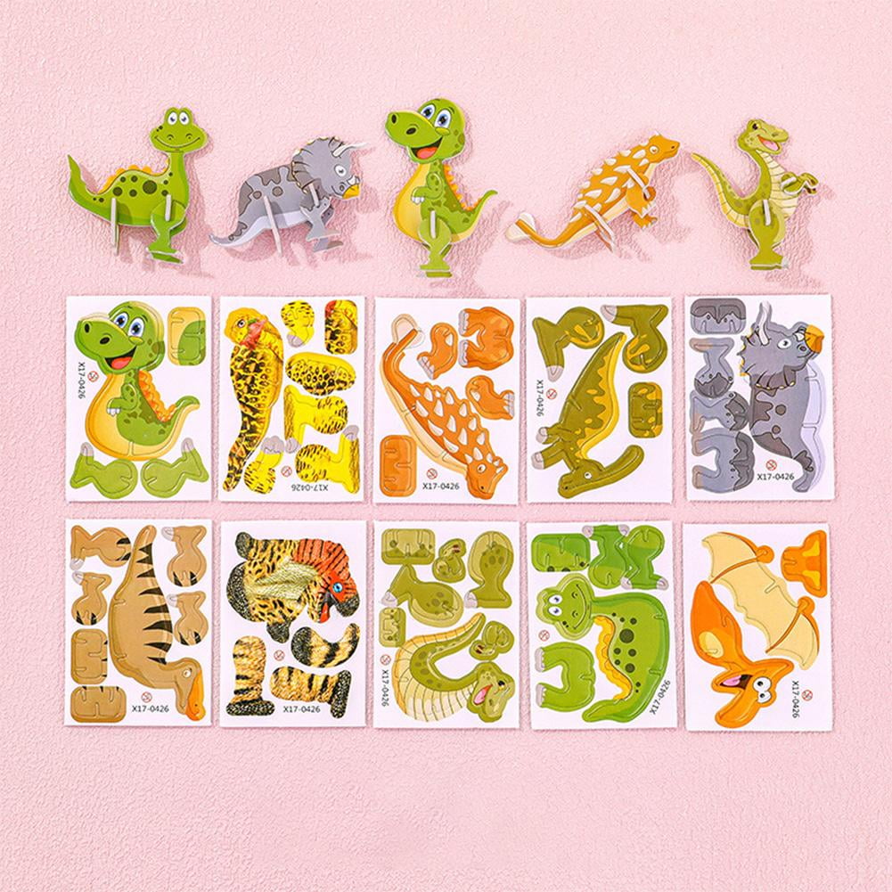 10/25Pcs Educational 3D Cartoon Puzzle - 2024 New 3D Puzzles for Kids ...