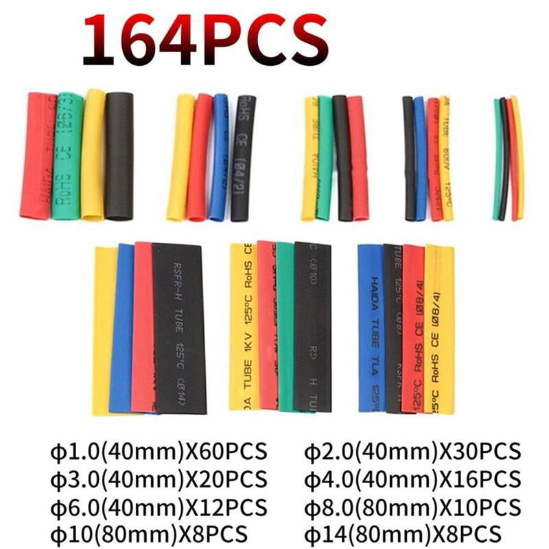 Carroterr Heat Shrink Tubing Tube Assortment Wire Insulation Sleeving ...