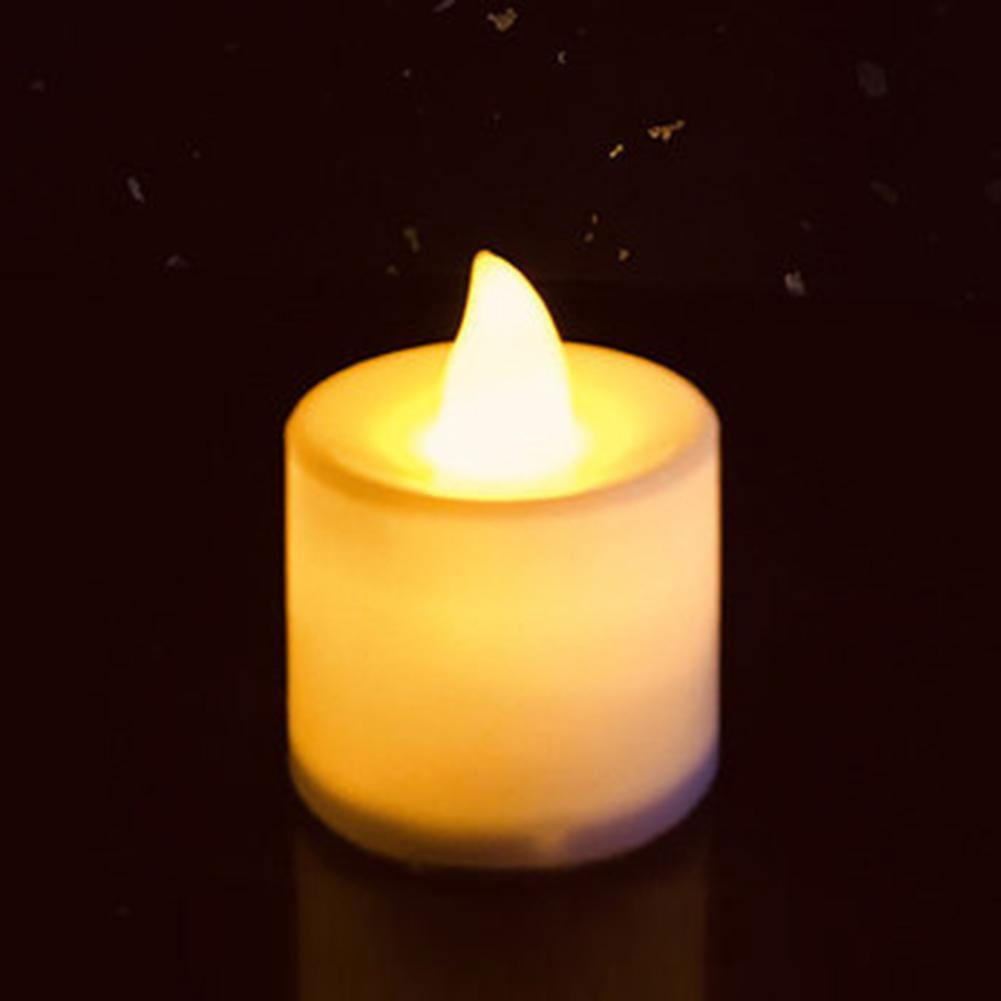Carroterr Rechargeable Tea Light Moving Flicker Flameless Led with ...