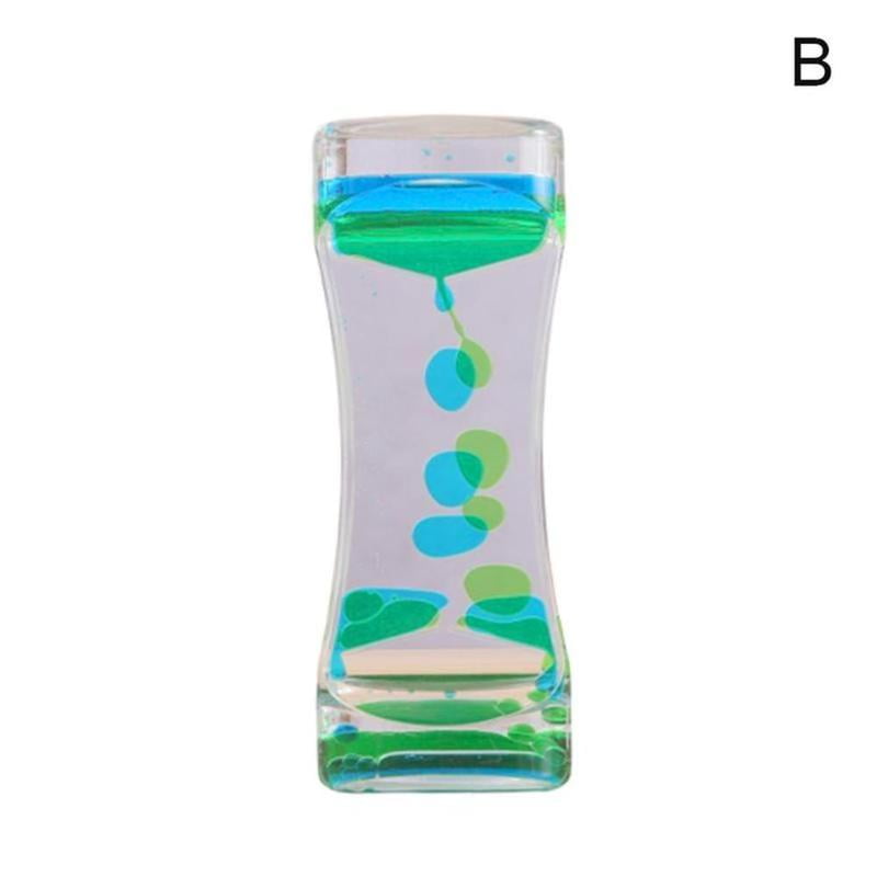 Carroterr Visual Sensory toy Liquid Bubble Motion Drop Timers Style Colourful Fidget. п ]] R0P6 ...