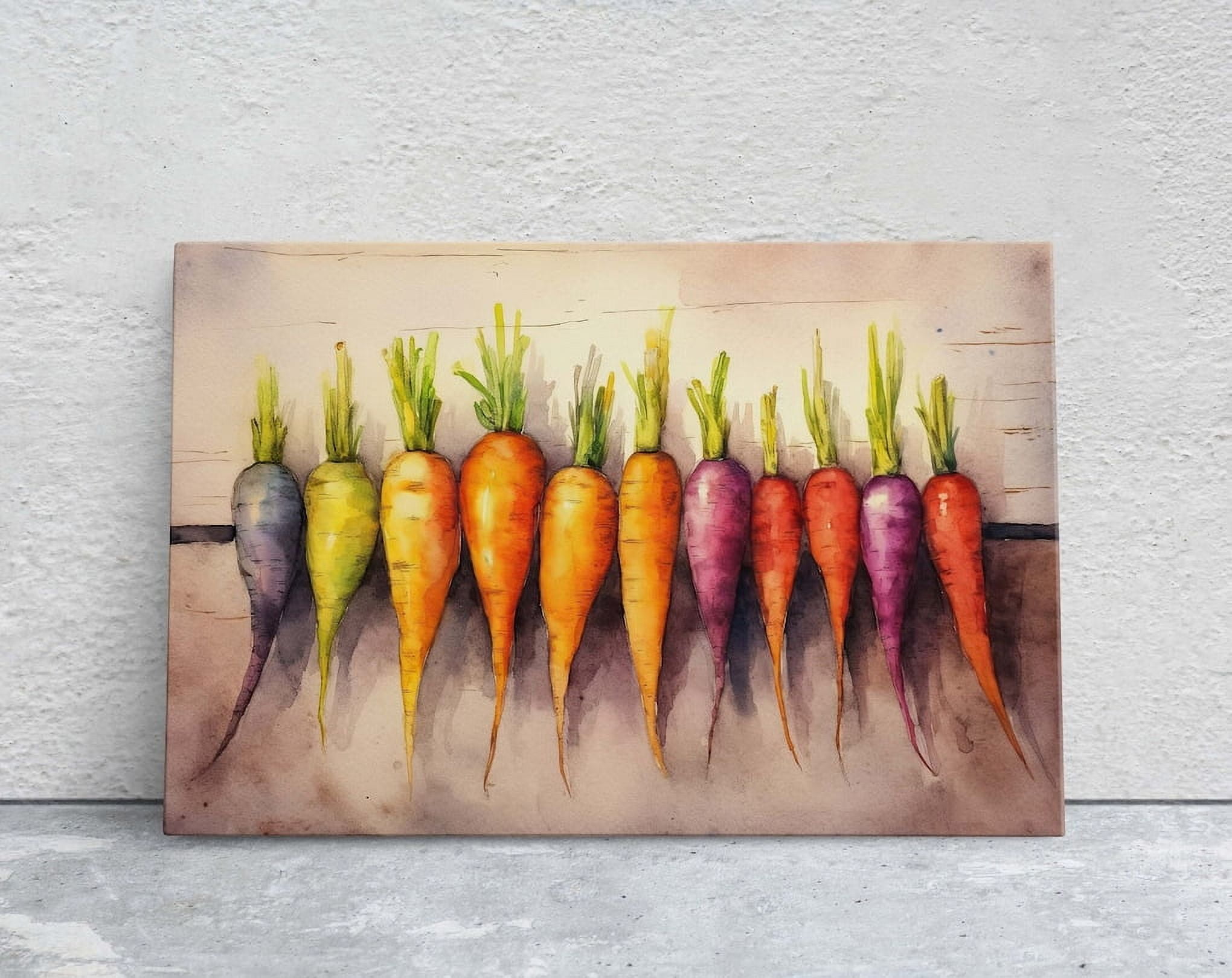 Carrots On , Colorful Food, Watercolor Dining, Root Vegetables, Heirloom Root Fruit, Rainbow ...