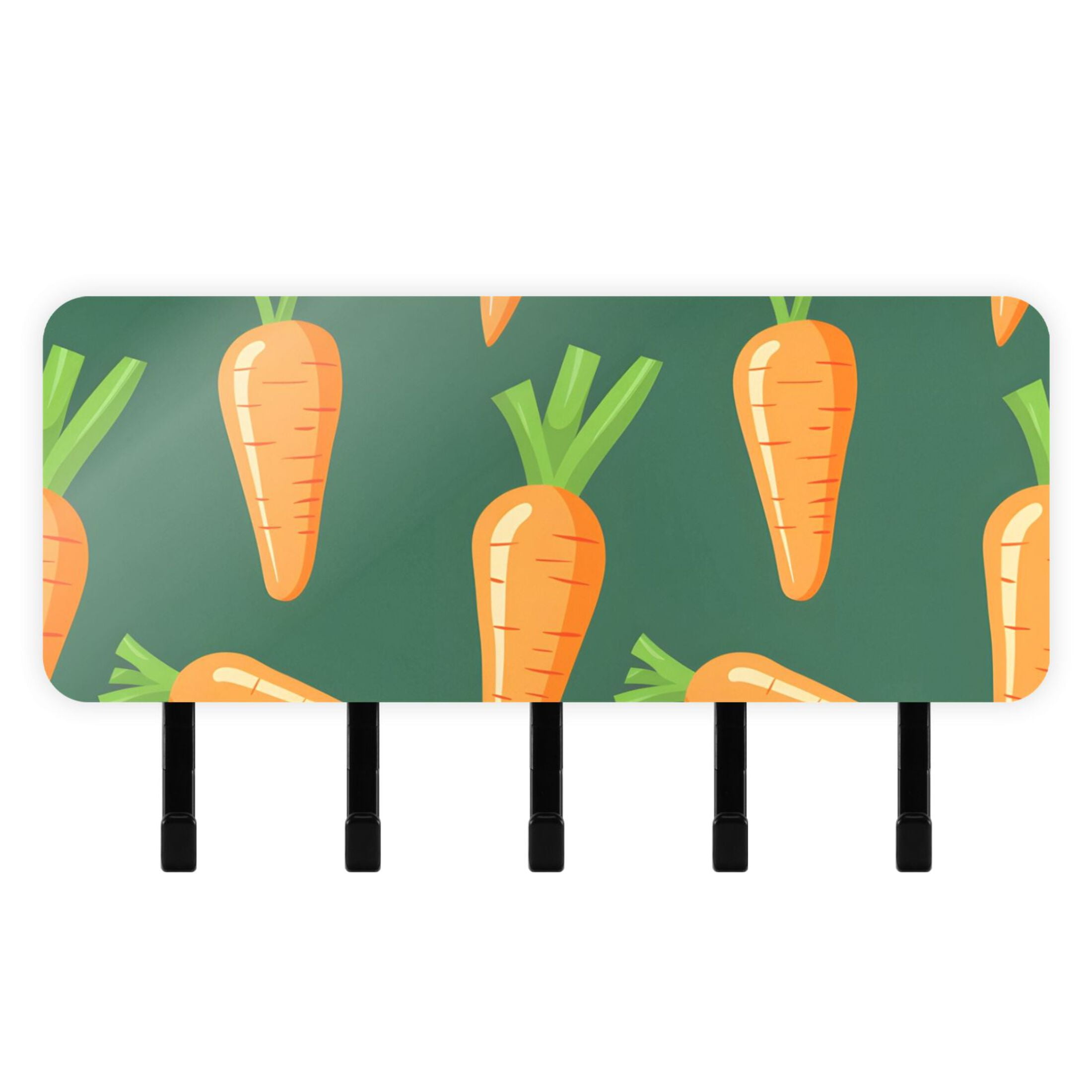 Carrots Key Holder for Wall Mail Holder Organizer with 5 Key Hooks Wall ...