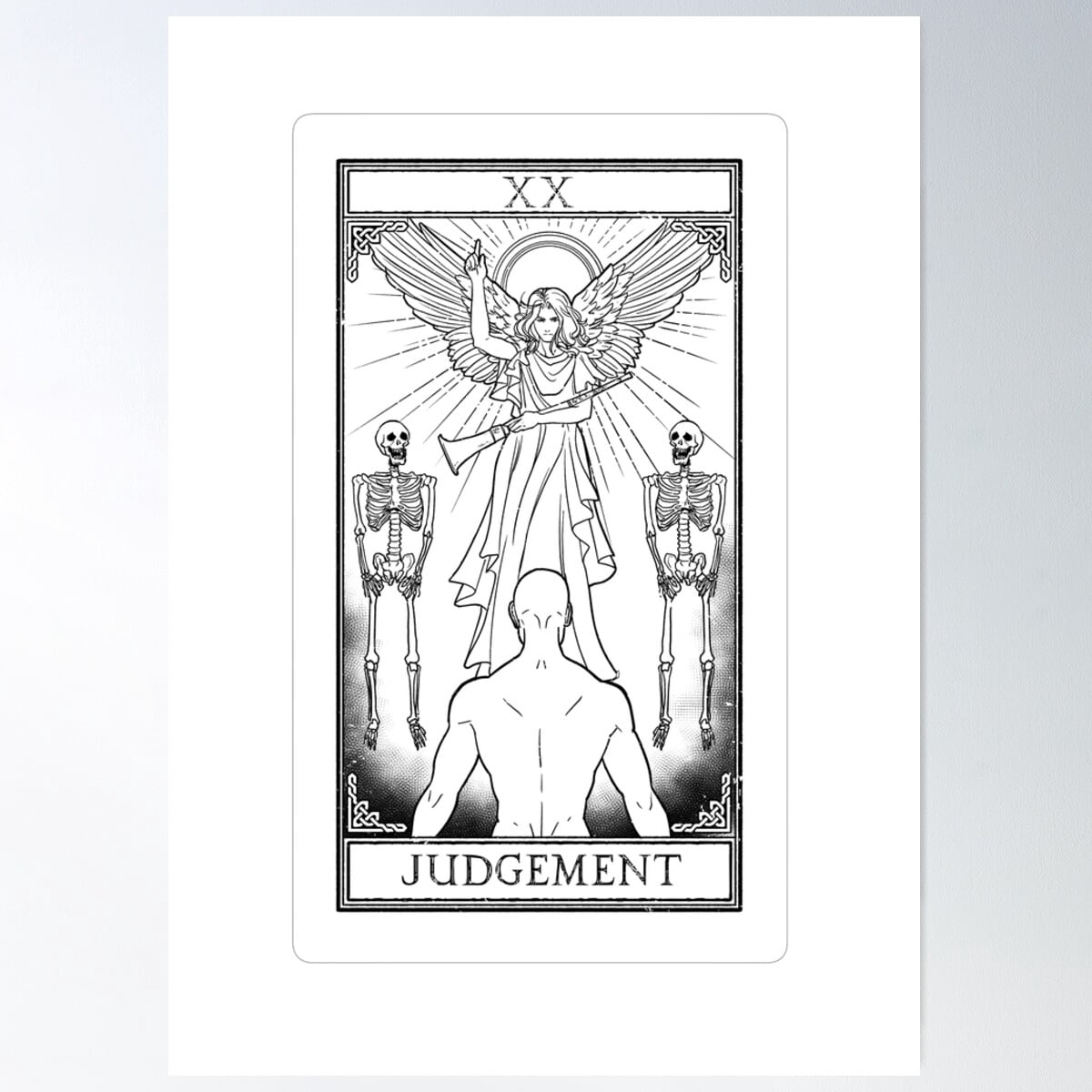 Carrow'S Tarot - Judgement Poster Wall Art, Modern Wall Decor For ...