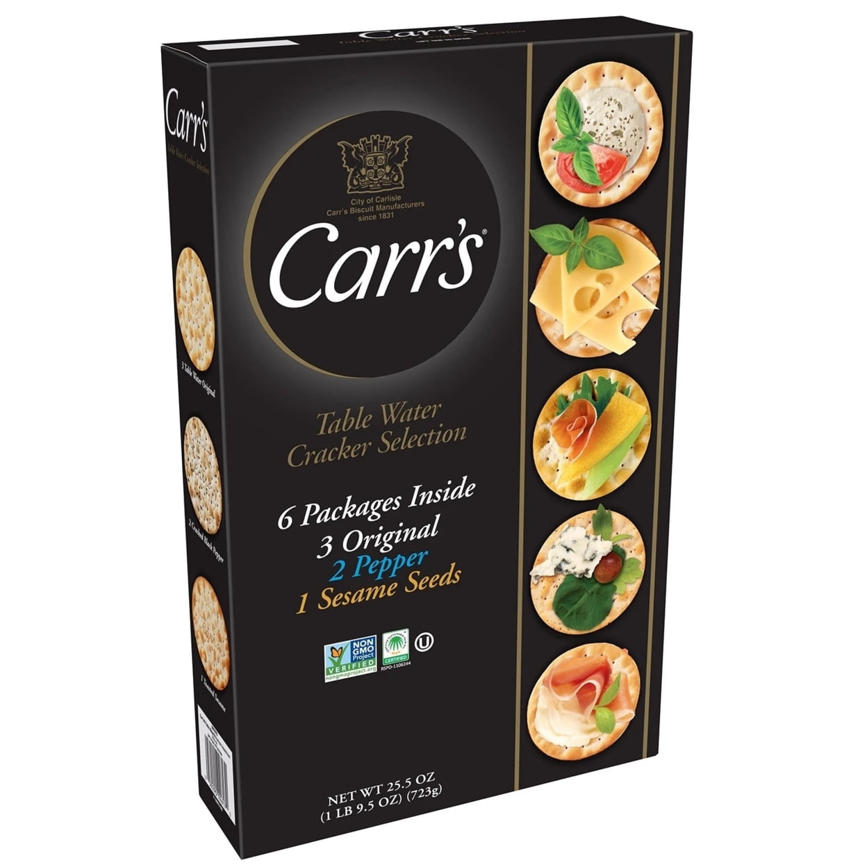 Carrs Table Water Crackers Variety Pack 6-count - Walmart.com
