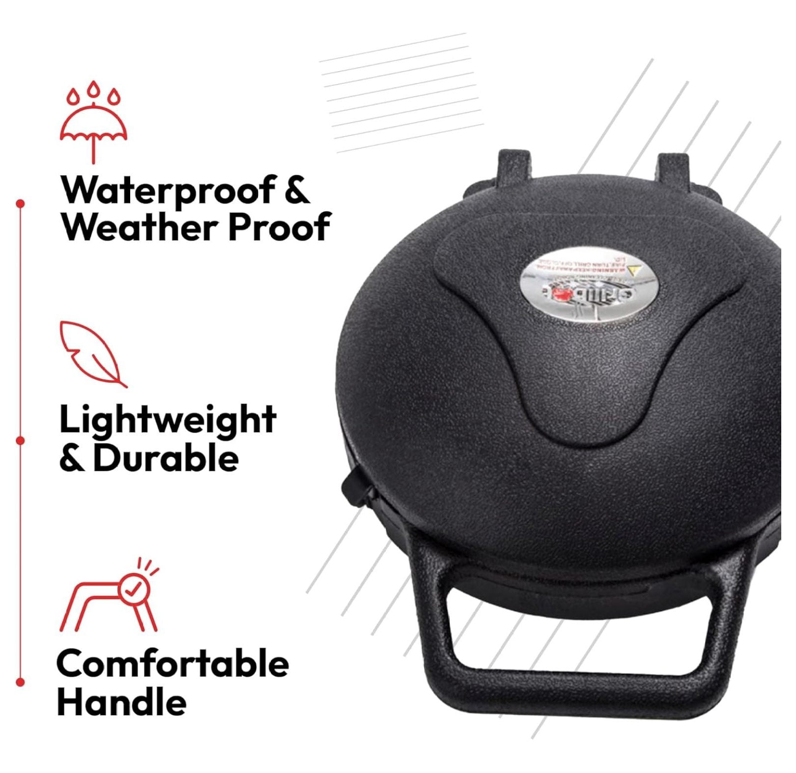 Carry Case for Automatic Grill Cleaning Robot – Weatherproof, Portable ...