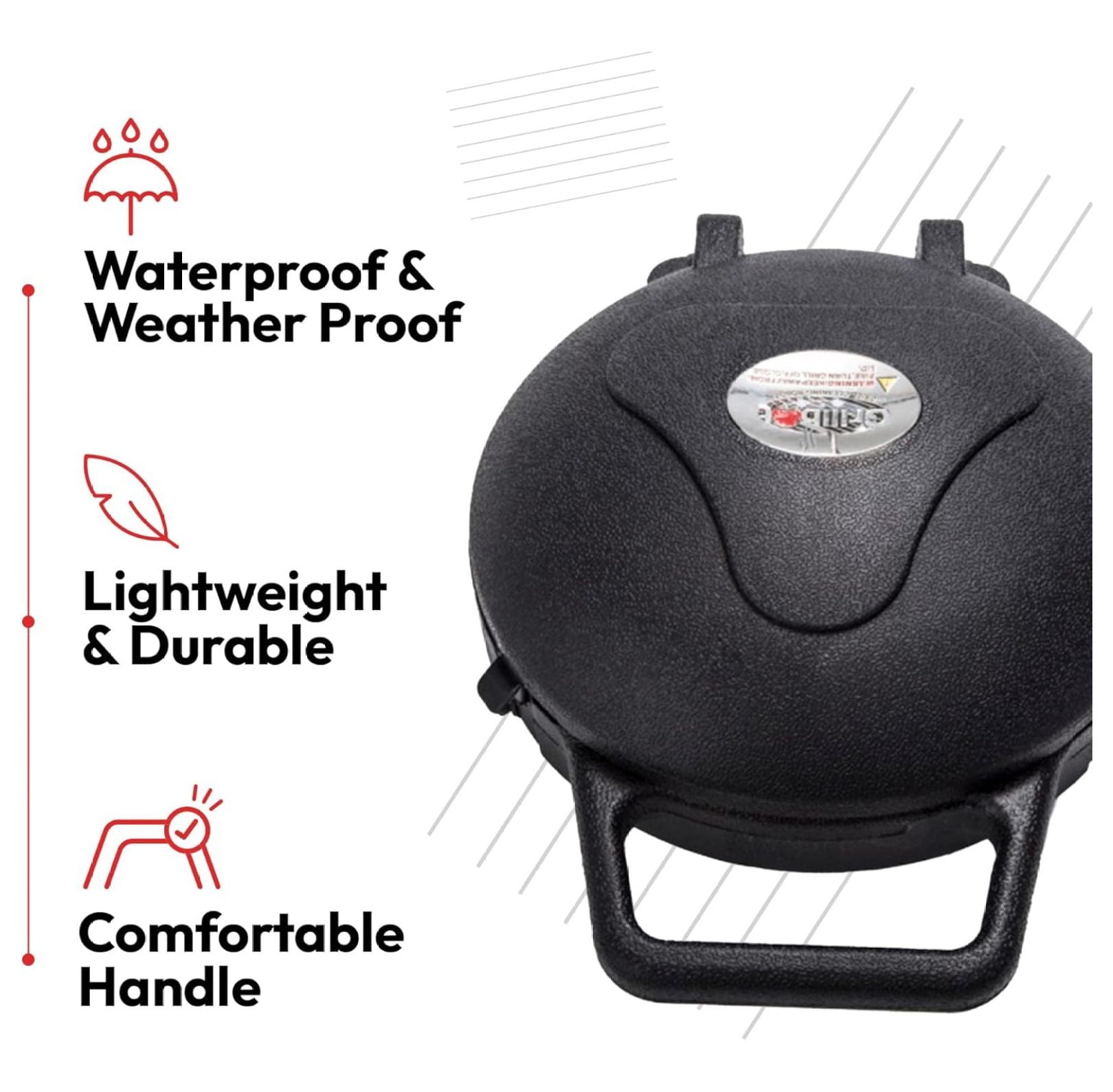Carry Case for Automatic Grill Cleaning Robot – Weatherproof, Portable ...