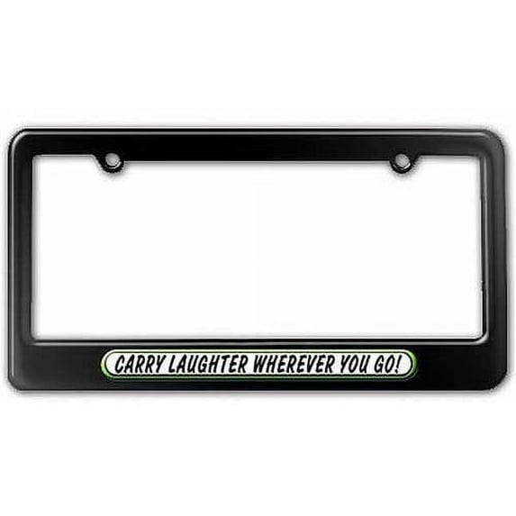 Carry Laughter Wherever You Go, Inspirational Motivational License ...