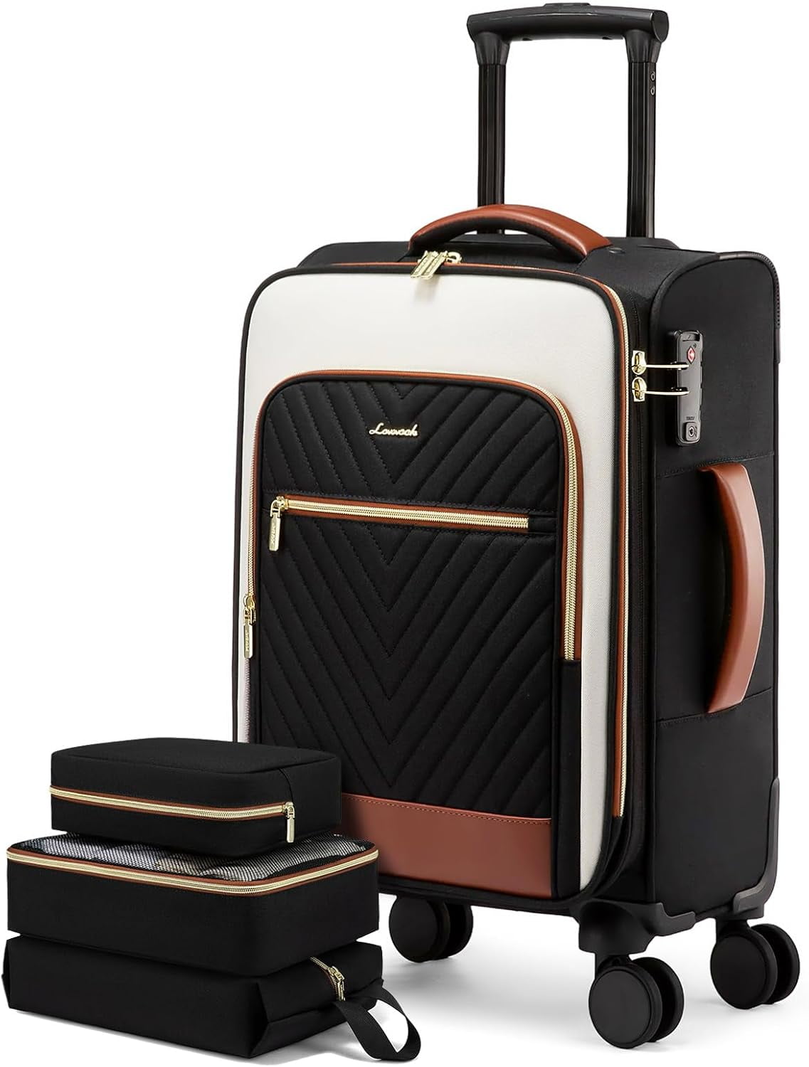Carry On Luggage 22x14x9 Airline Approved,20 Inch Carry-on Suitcase for ...
