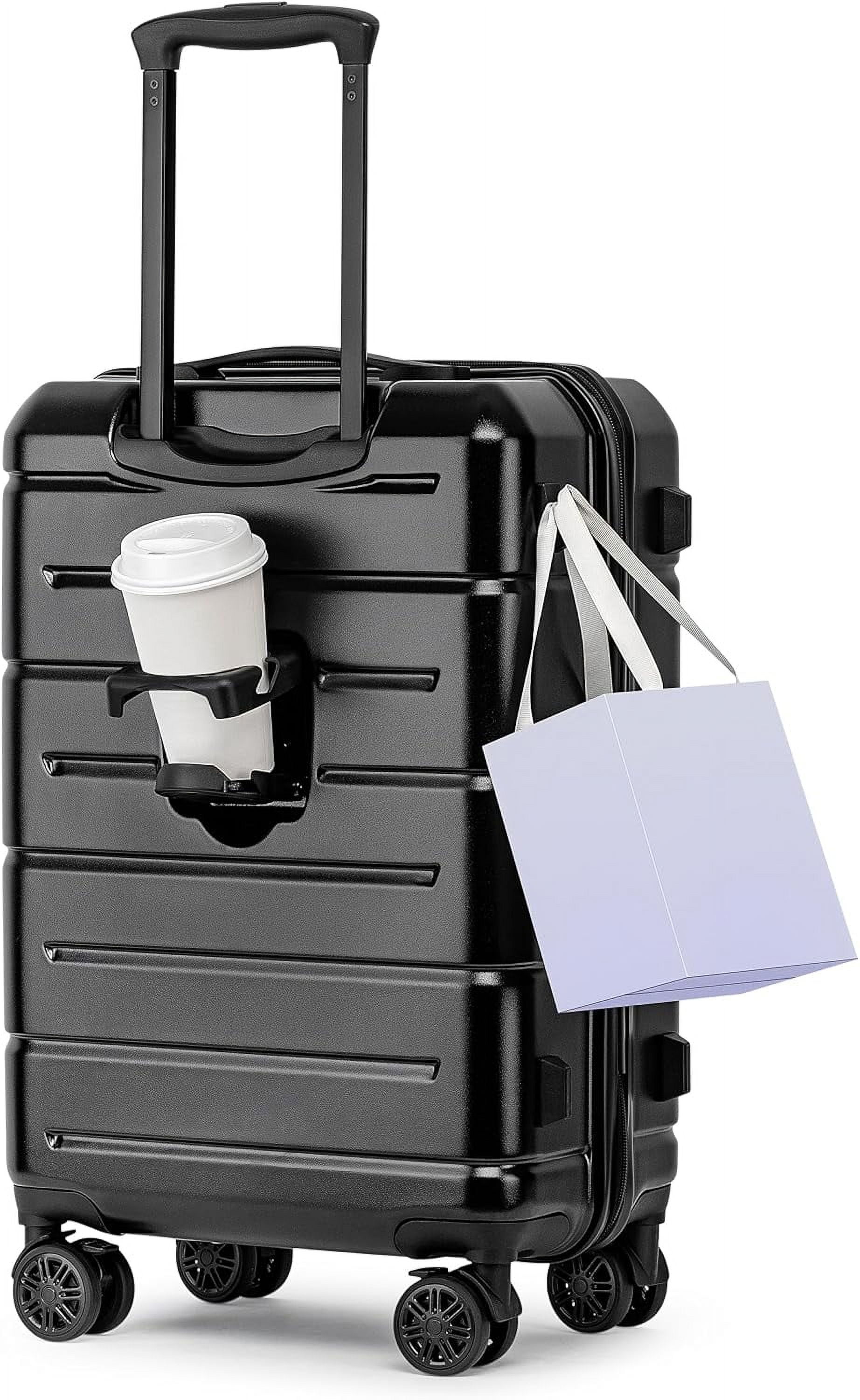 Carry On Luggage 22x14x9 Airline Approved 22 Inch Hard Shell Carry On ...