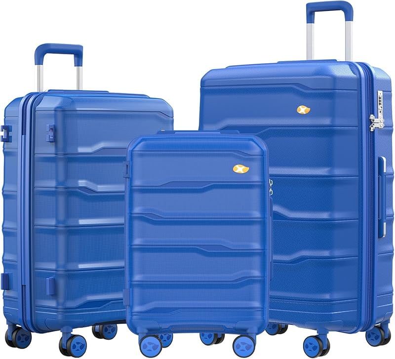 Carry On Luggage 22x14x9 Airline Approved, Hard Shell Suitcase with ...