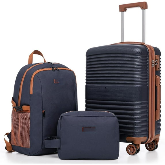 Carry on Luggage 22x14x9 Airline Approved, Suitcases with Wheels ...