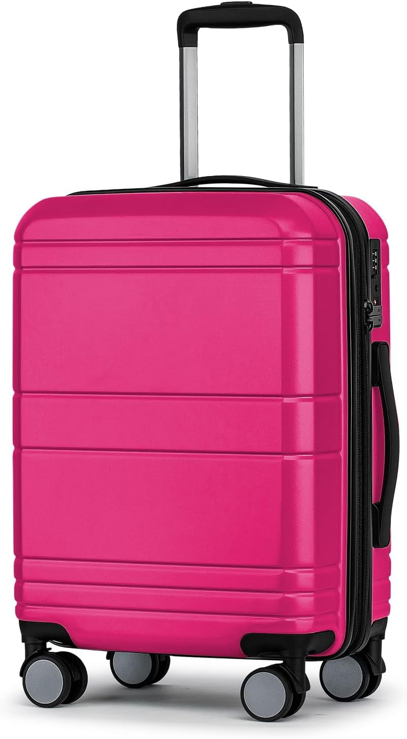 Carry Luggage 22x14x9 Airline Approved with TSA Lock Hard Shell Carry ...