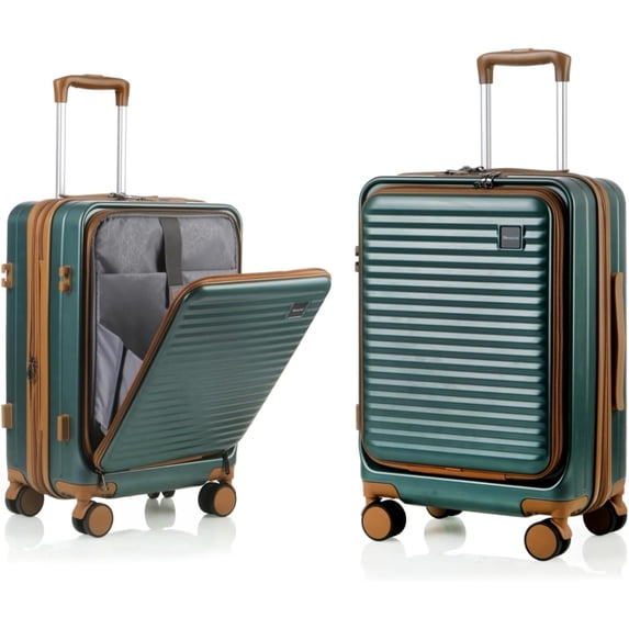 Carry Luggage Airline Approved, 20 Inch Expandable PC Hardside ...