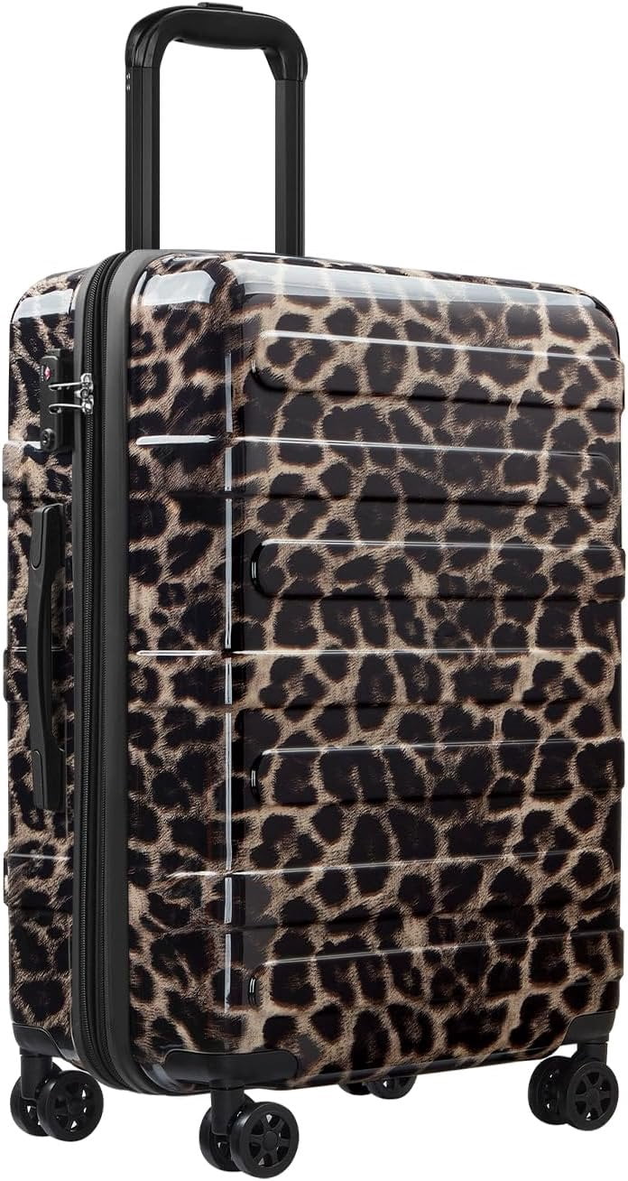 Carry Luggage, Expandable 20 Inch Hard Shell Suitcase with Spinner ...