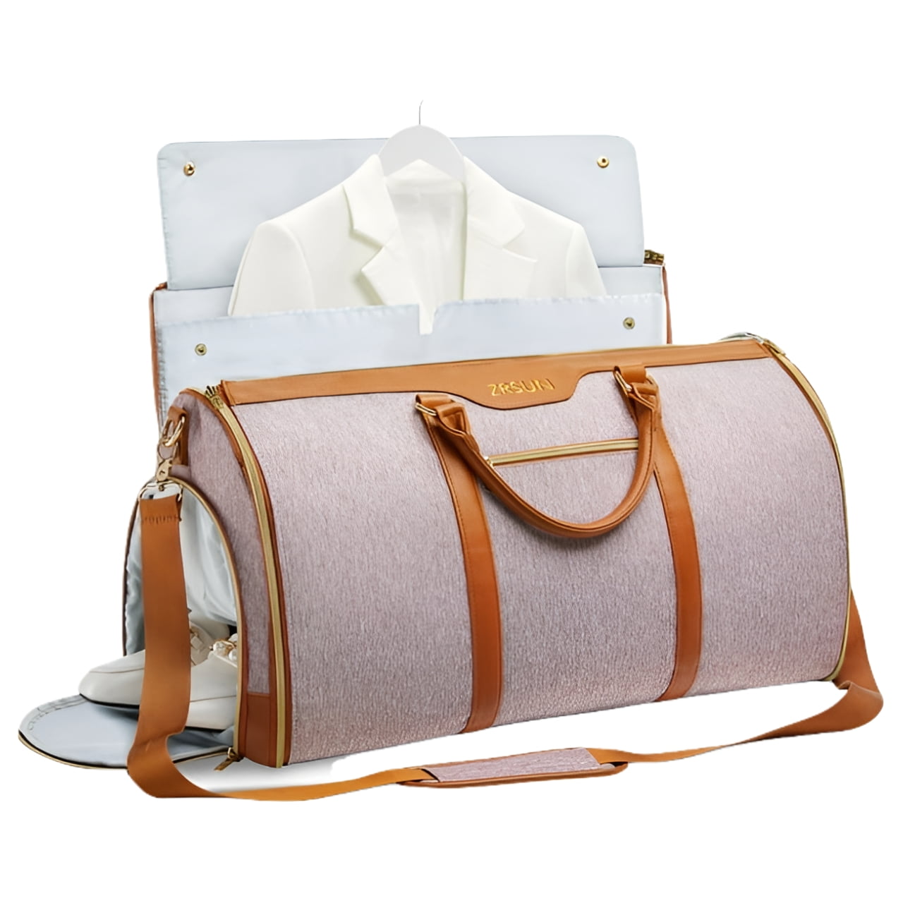 Convertible Garment Duffel Bag with Shoe Compartment, Multifunctional ...