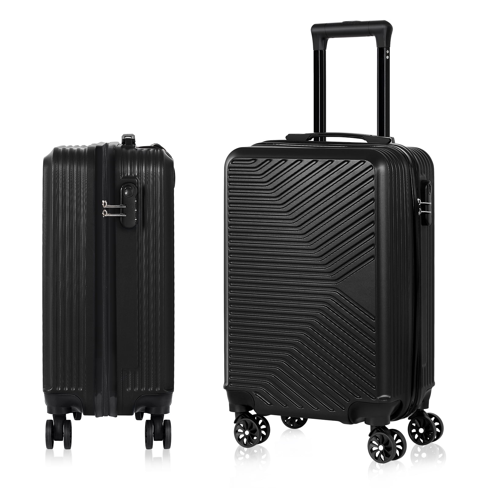"Walmart Lightweight Carry-On Luggage, 20"" Hardside ABS Spinner Wheels ...