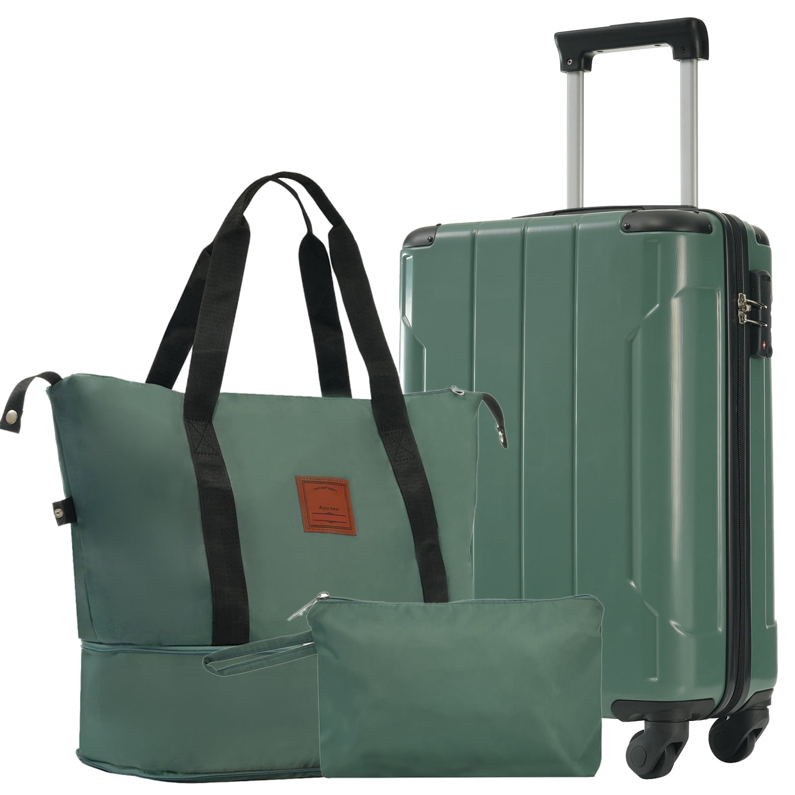 Carry On Luggage 20 Inch Expandable Suitcase with Spinner Wheel, 3 ...