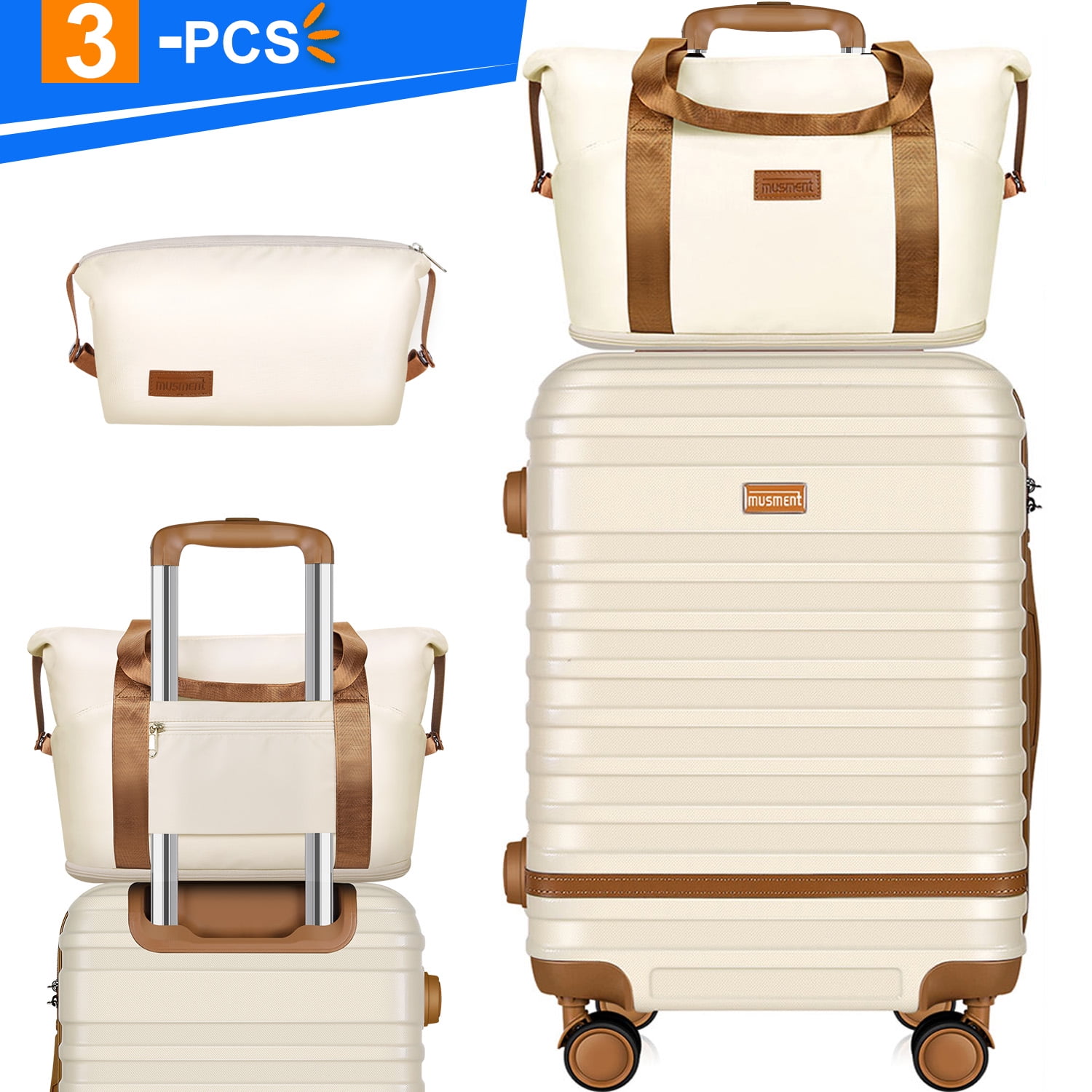 Carry On Luggage, 20 inch Expandable Suitcase Set Luggage Sets with TSA ...
