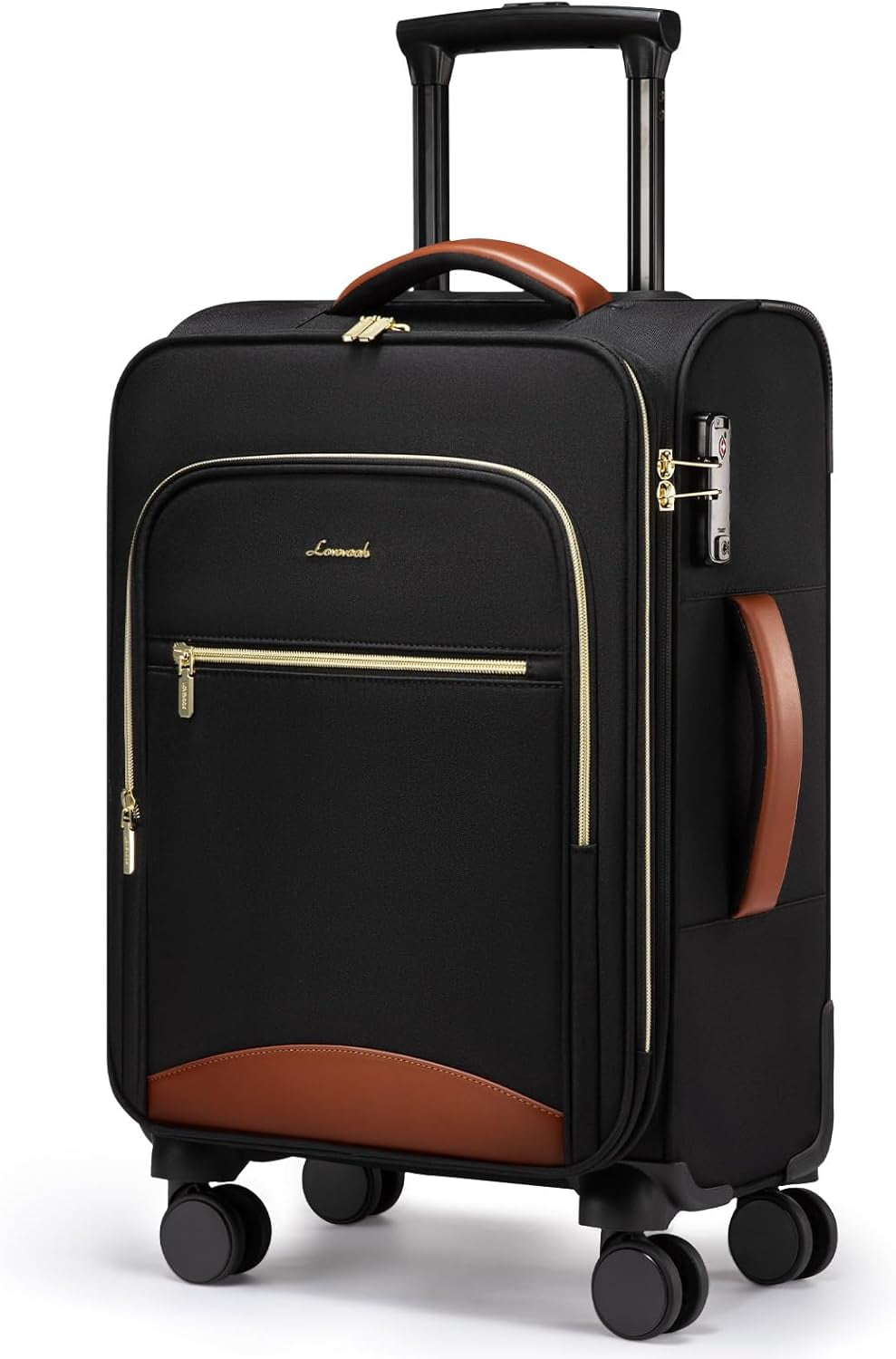 Carry On Luggage 22x14x9 Airline Approved, 20 Inch Softside Suitcases ...