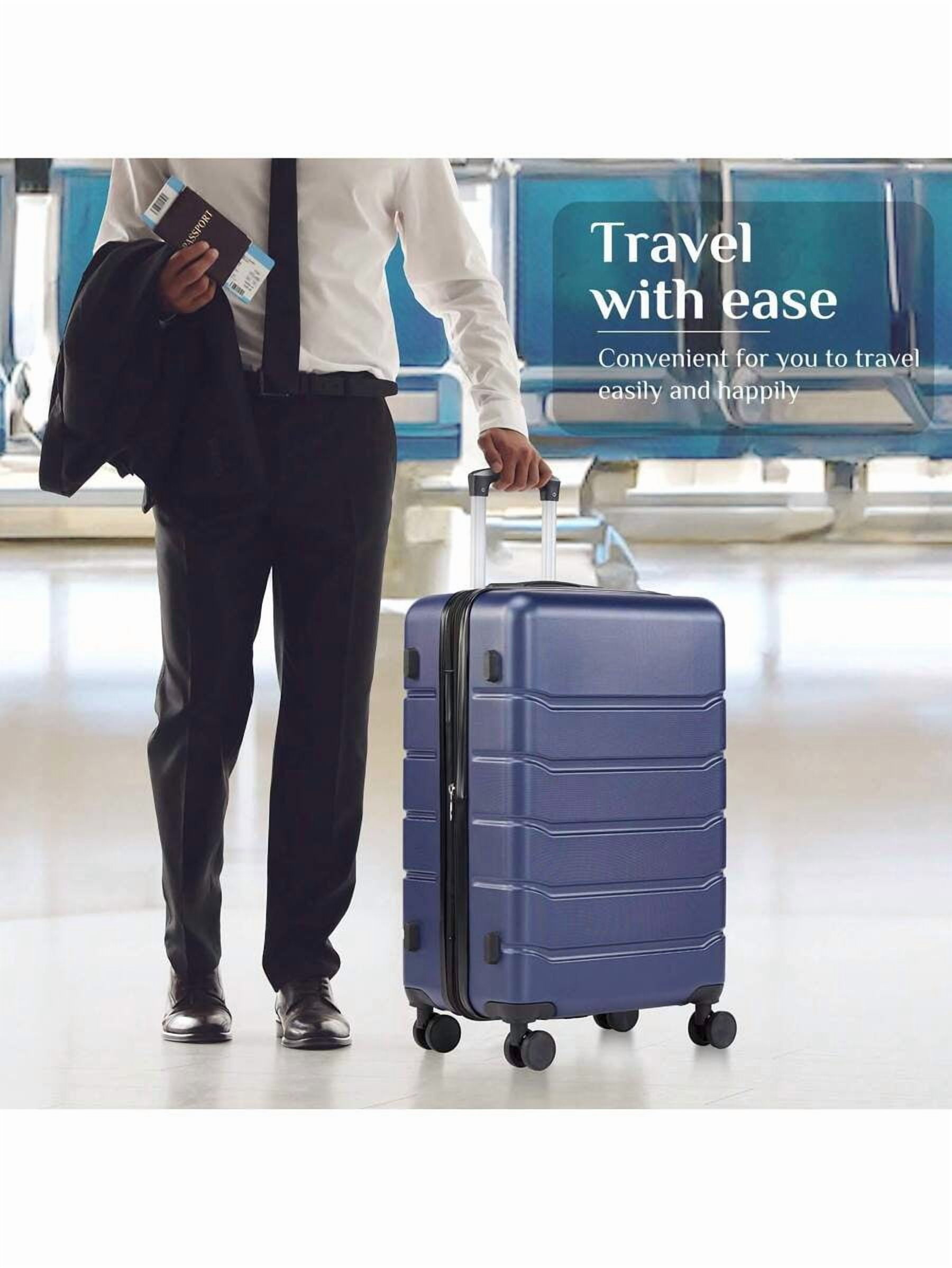 Carry-On Luggage, 28 Inch Hard Shell Rolling Suitcase For Travel ...