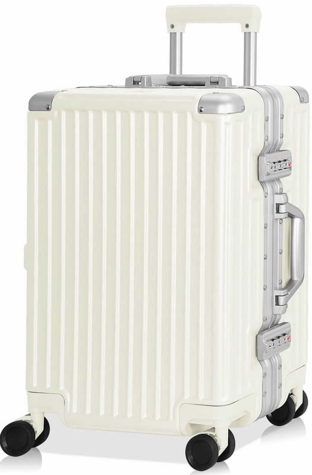 Carry On Luggage Airline Approved PC ABS Aluminum Frame Hardside ...