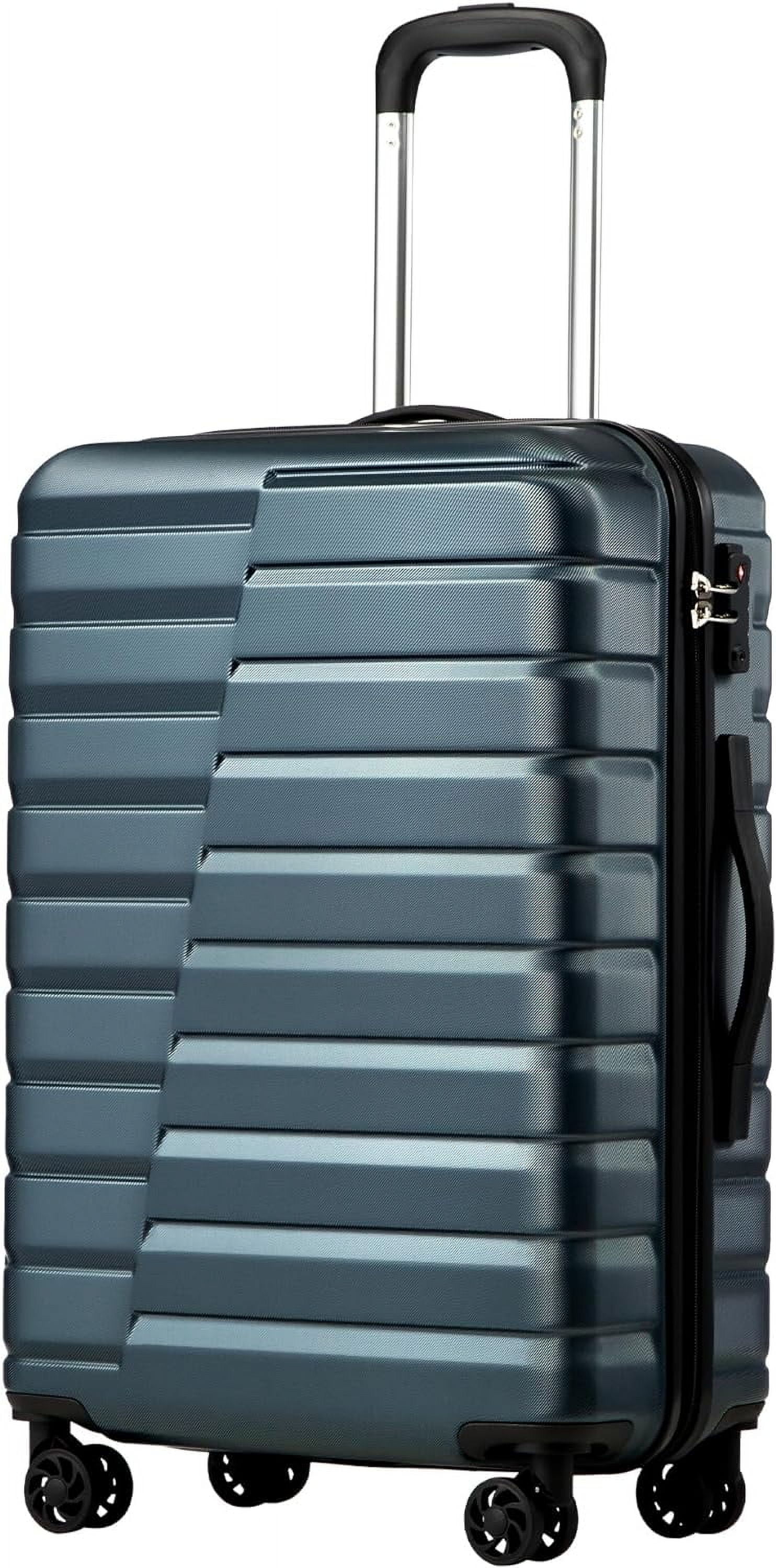 Carry On Luggage Airline Approved with Wheels Hard Shell Suitcase ...