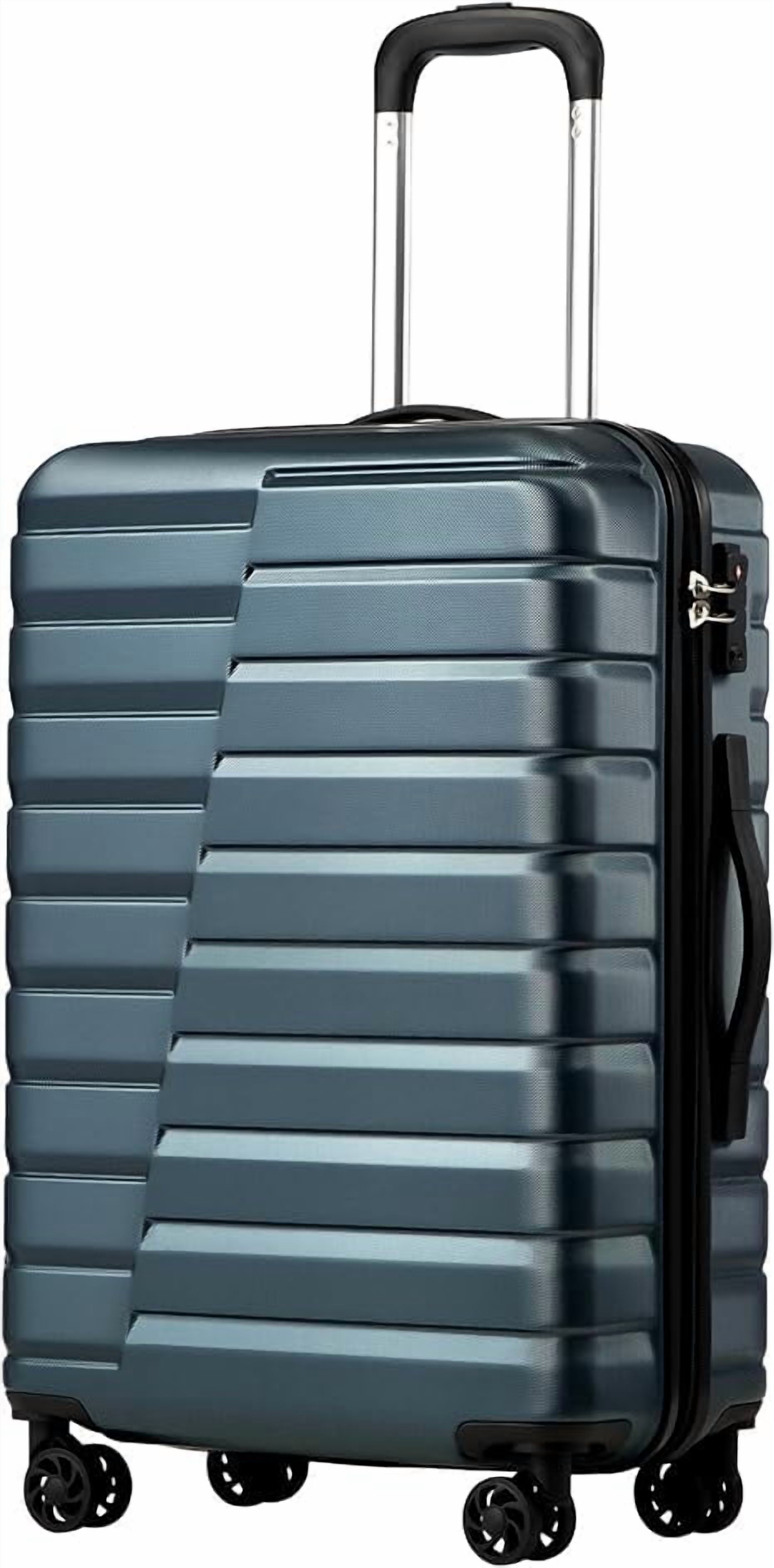 Carry On Luggage Airline Approved with Wheels Hard Shell Suitcase ...