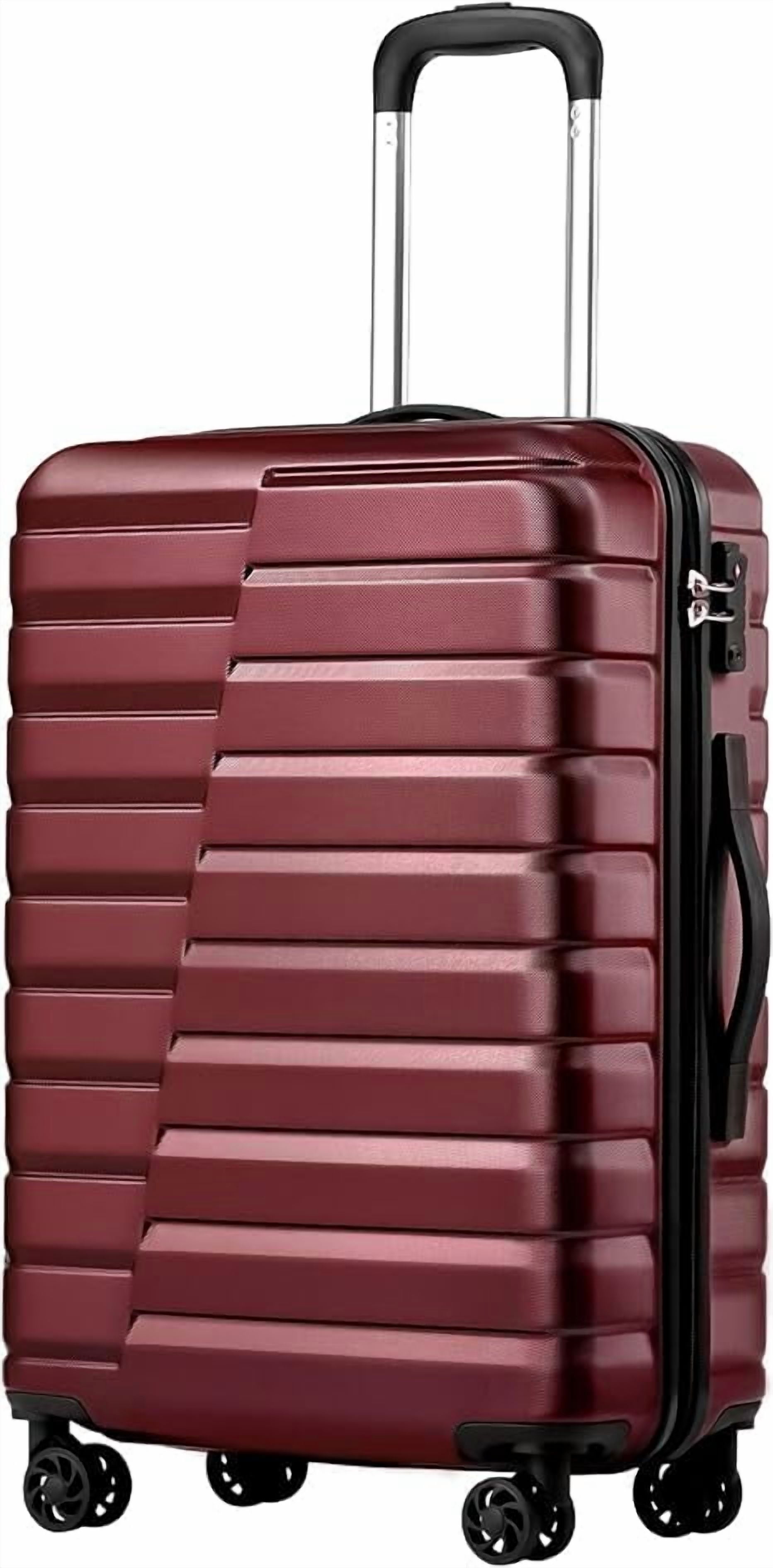 Carry On Luggage Airline Approved with Wheels Hard Shell Suitcase ...