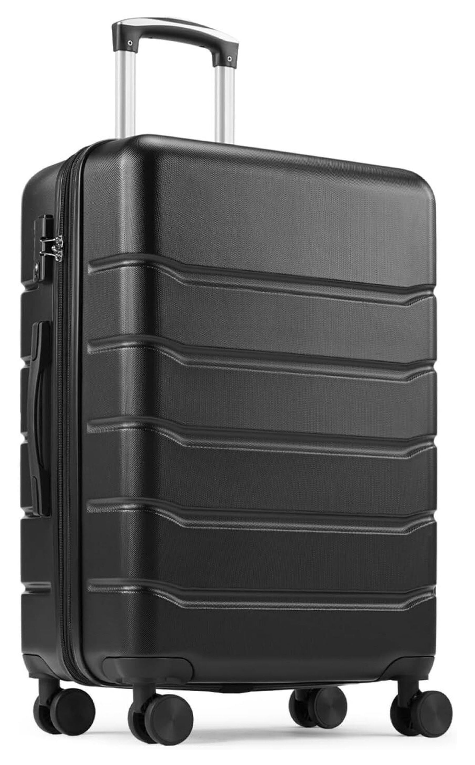 Carry-On Luggage Hard Shell Rolling Suitcase Expandable Lightweight TSA ...