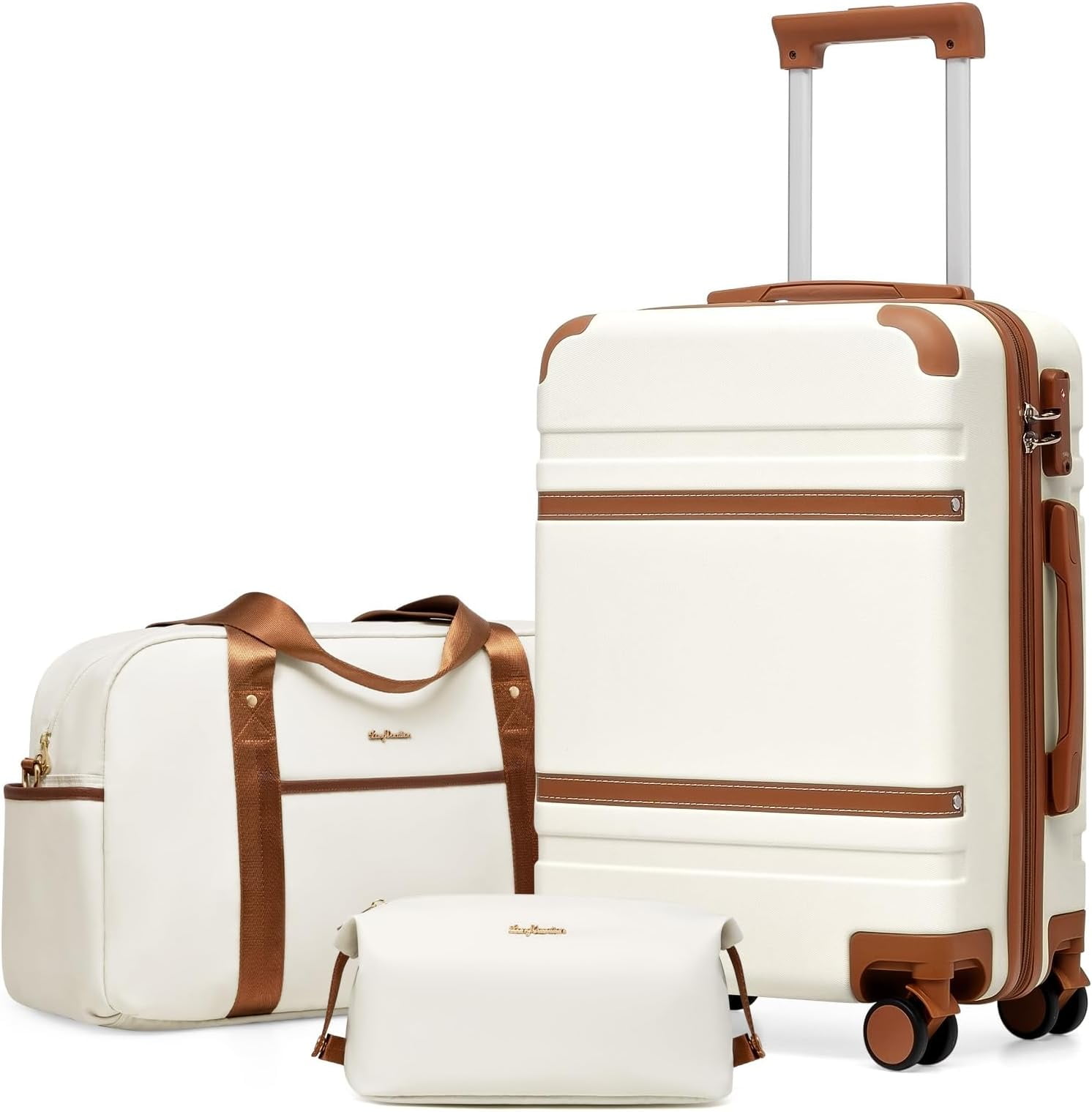 Carry On Luggage Set 3 count, 20 Inch ABS+PC Hardshell Carry on ...