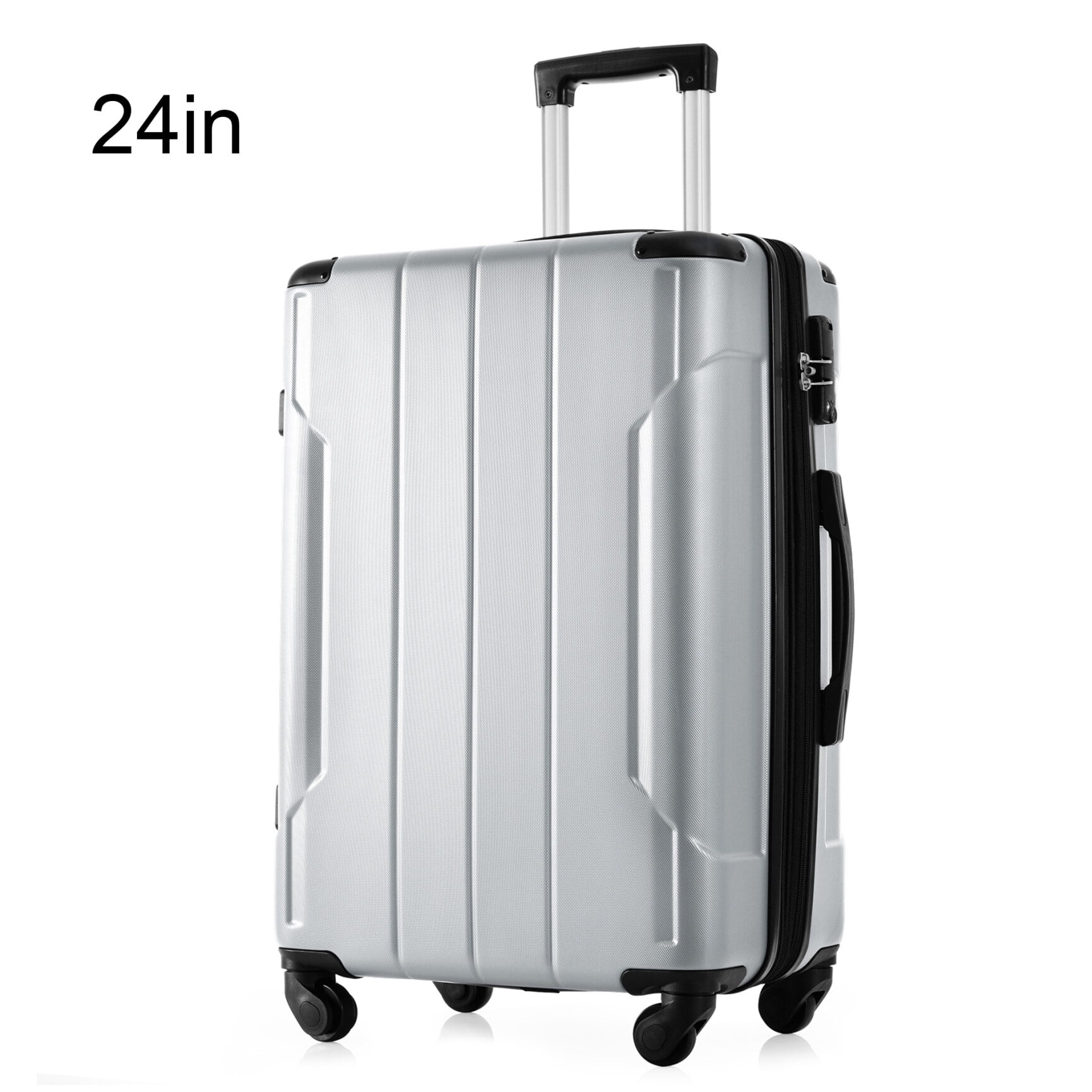 Carry On Luggage with Spinner Wheels, Lightweight Hardside Suitcase ...