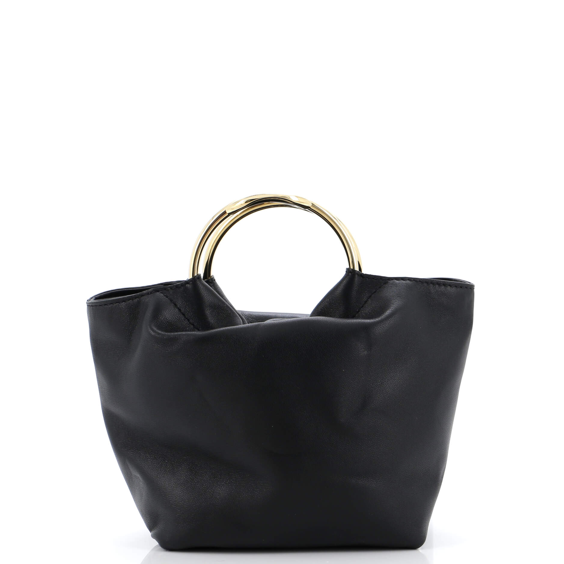 Pre-Owned Valentino Carry Secrets Tote Leather Small By Rebag - Walmart.com