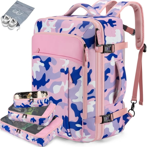 Carry on Travel Backpacks, Extra Large 40L Flight Approved Bag for Men ...