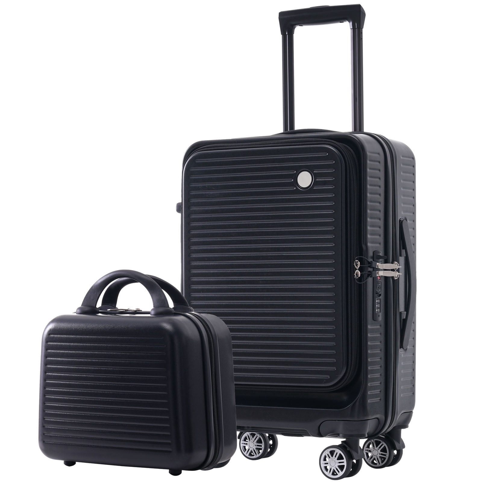 Carry-on Luggage 20 Inch Front Open Luggage Lightweight Suitcase with ...