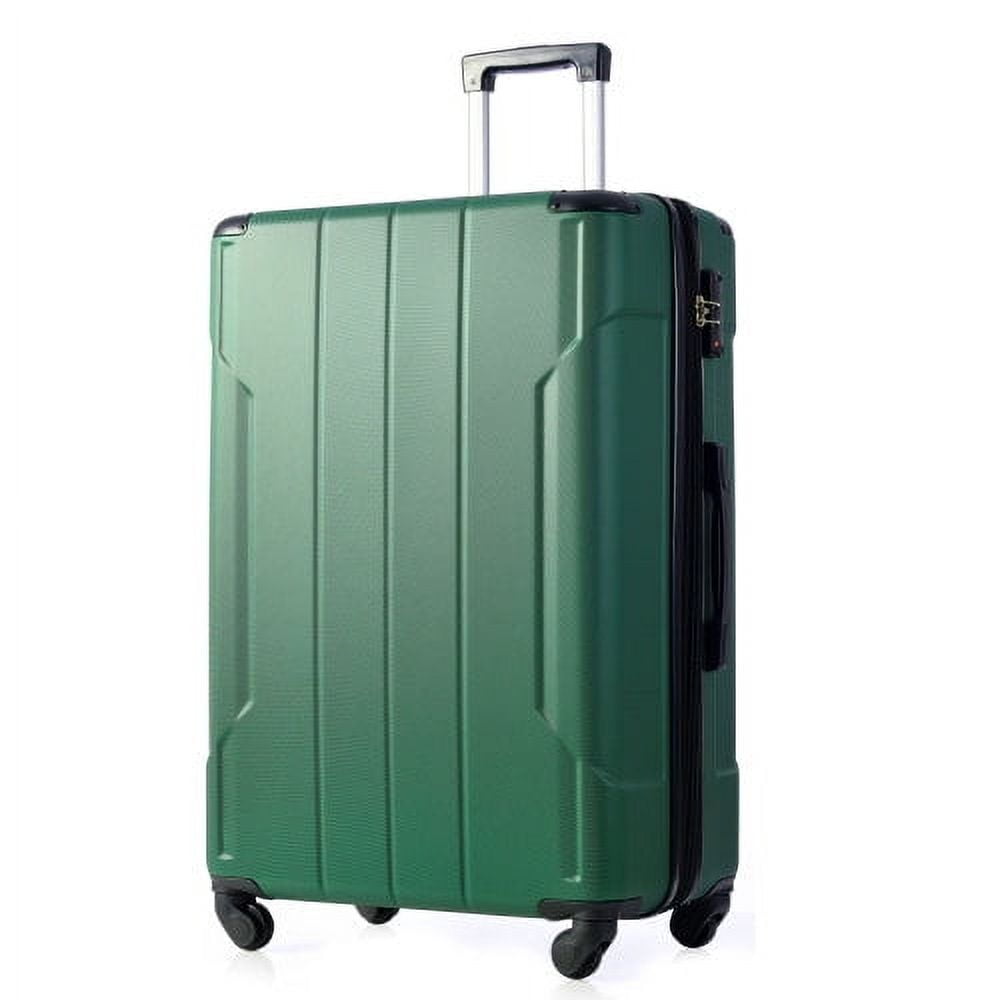 Carry on Luggage 24 inch, ABS+PC Lightweight 65L Capacity Hardshell Suitcase with TSA Lock ...