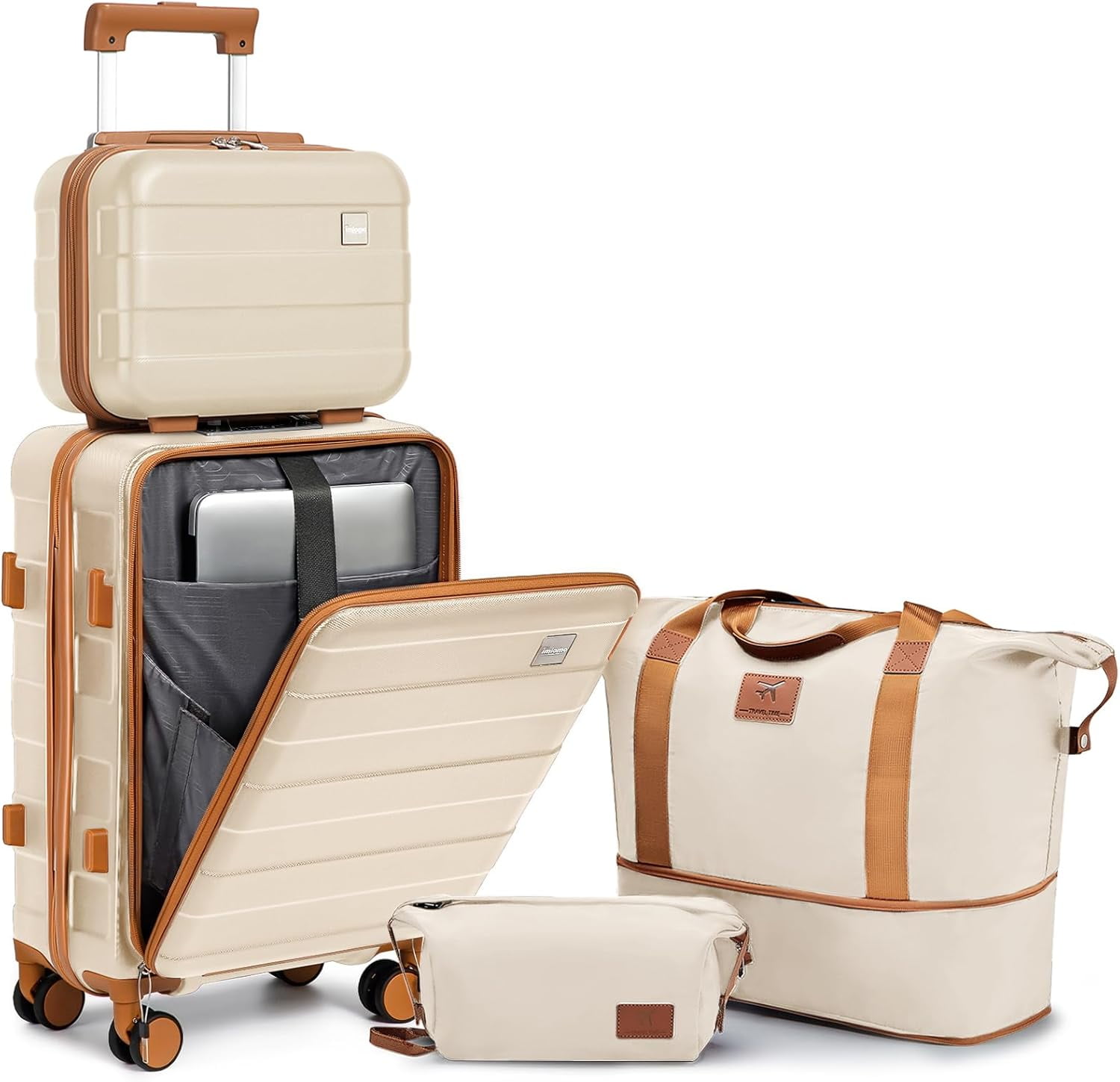 Carry on Luggage Airline Approved, Lightweight Hard Shell Carry-on ...