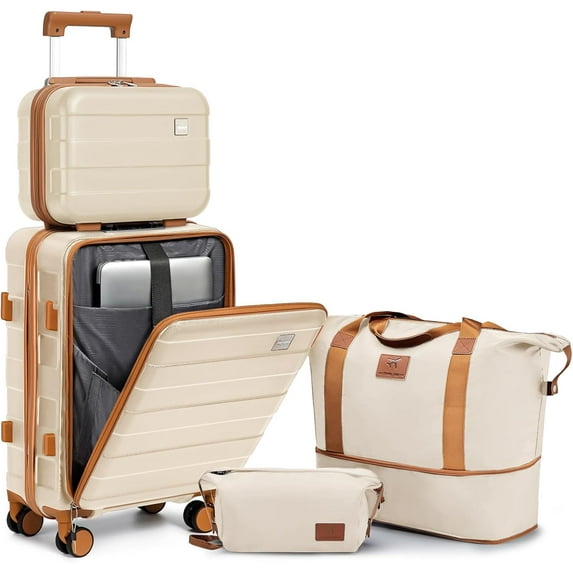 Carry on Luggage Airline Approved, Lightweight Hard Shell Carry-on ...